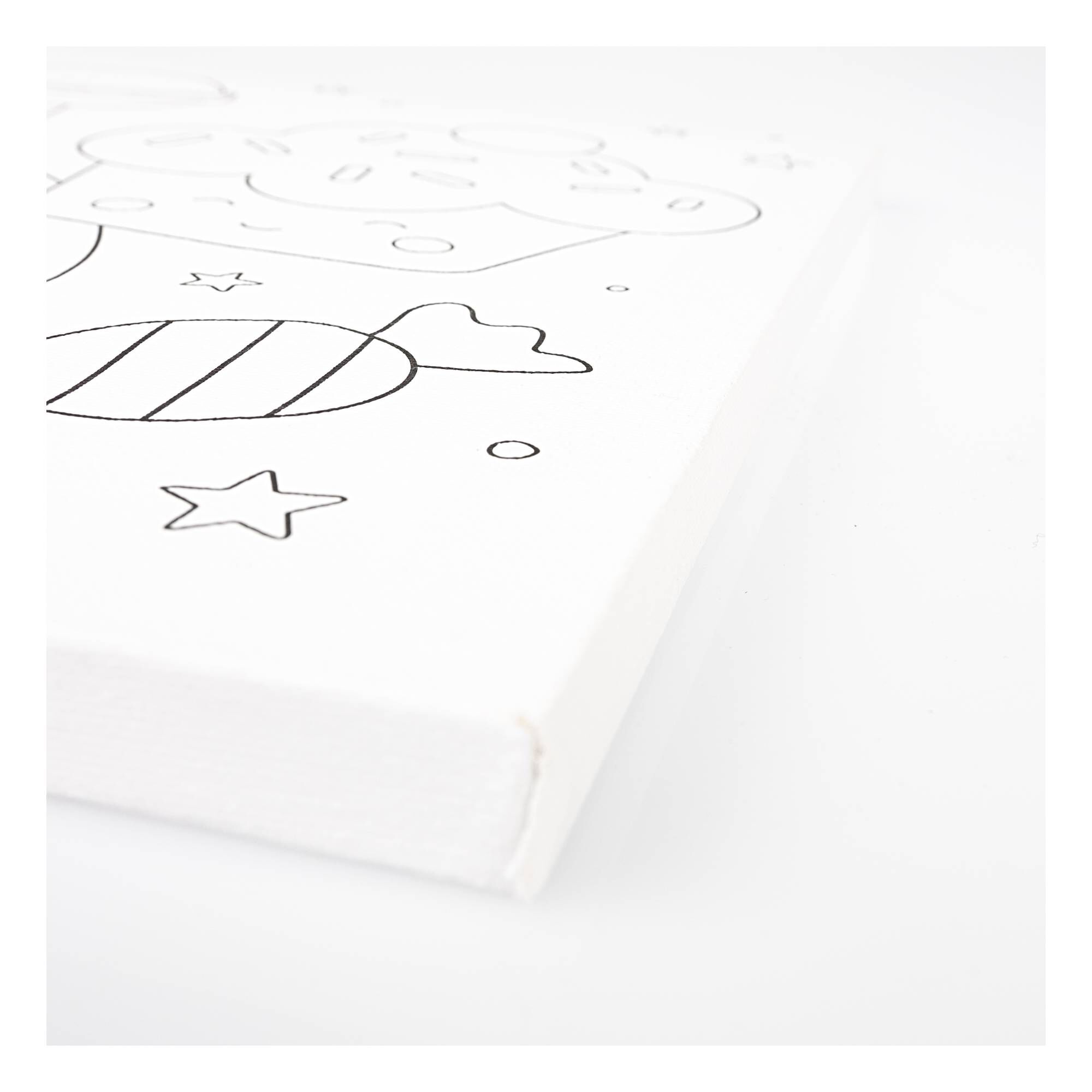 Cake Colour-in Canvas | Hobbycraft