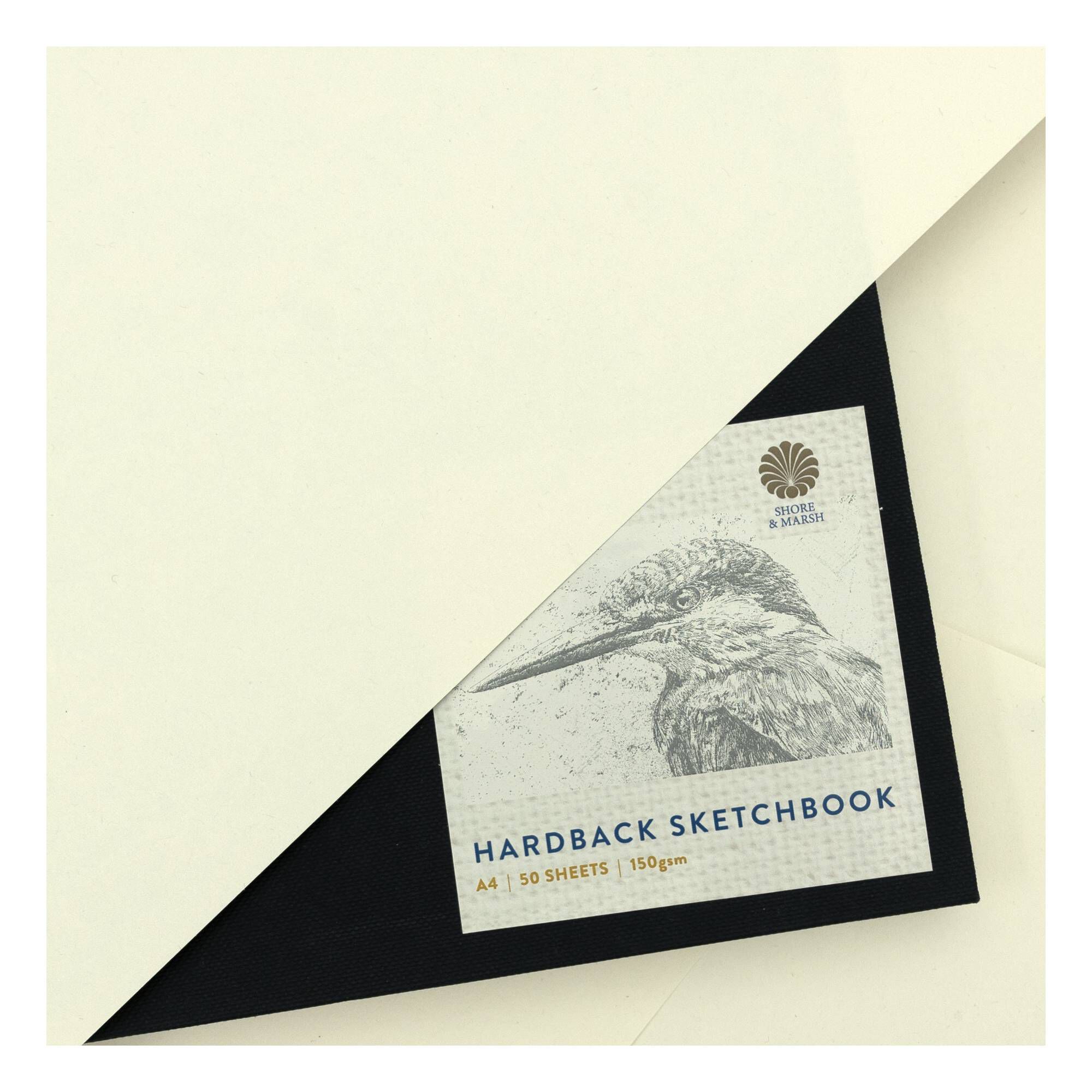 Shore & Marsh Portrait Hardback Sketchbook A4 50 Sheets | Hobbycraft