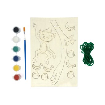 Make Your Own Wooden Hanging Monkey Kit | Hobbycraft