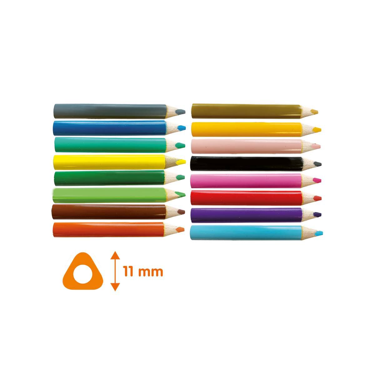 SES Creative Triangular Grip Pencils 16 Pack | Hobbycraft