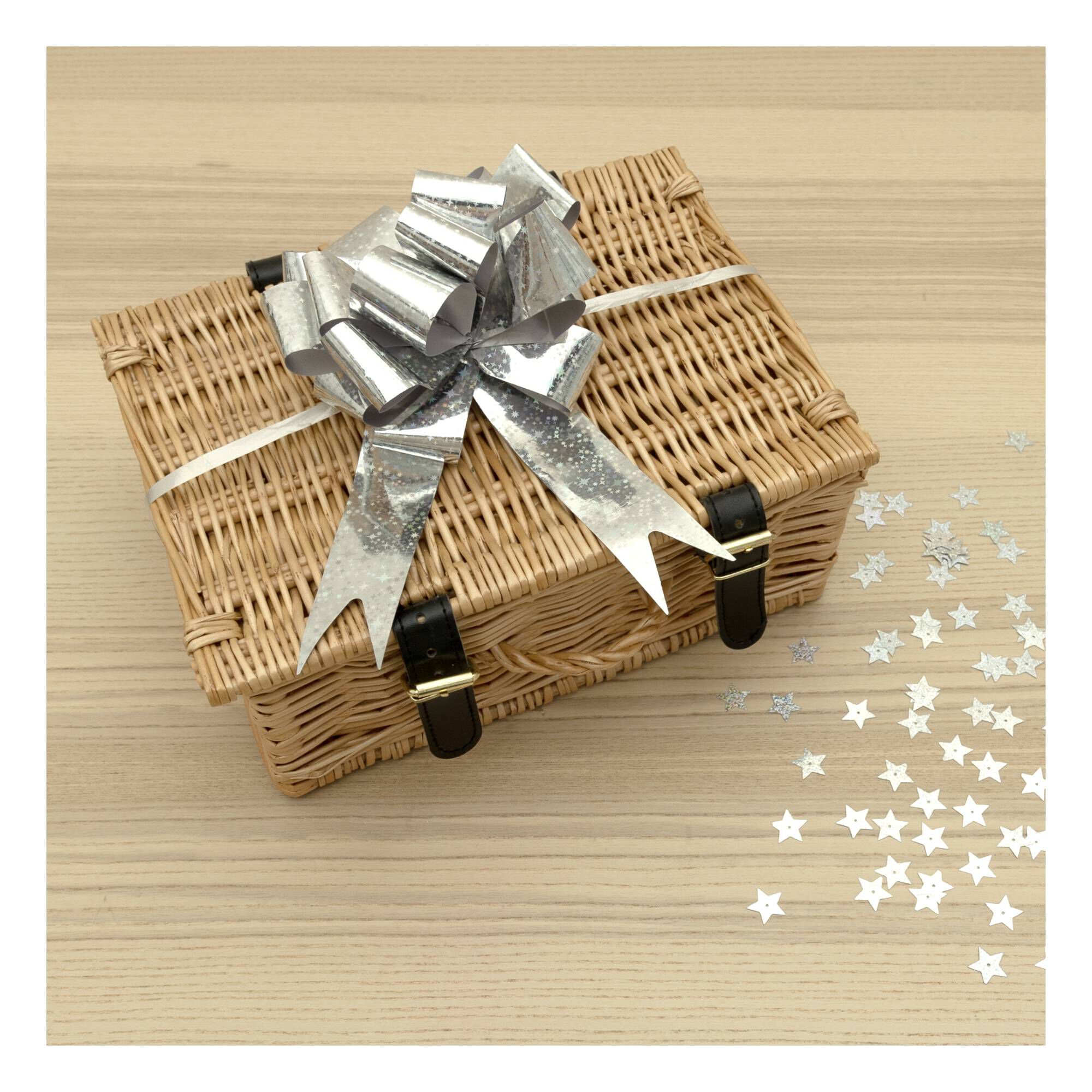 Silver Pull Bow | Hobbycraft