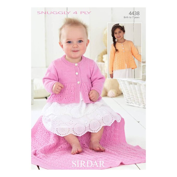 Sirdar Snuggly 4 Ply Cardigan and Blanket Digital Pattern 4438 | Hobbycraft