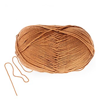 Women's Institute Light Brown Soft and Smooth Aran Yarn 400g | Hobbycraft