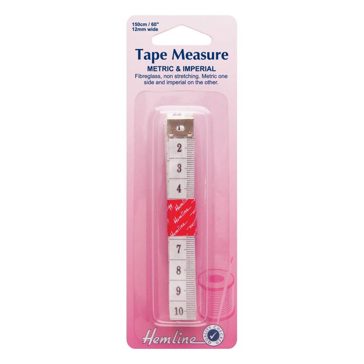 Hemline Metric and Imperial Tape Measure 150cm | Hobbycraft