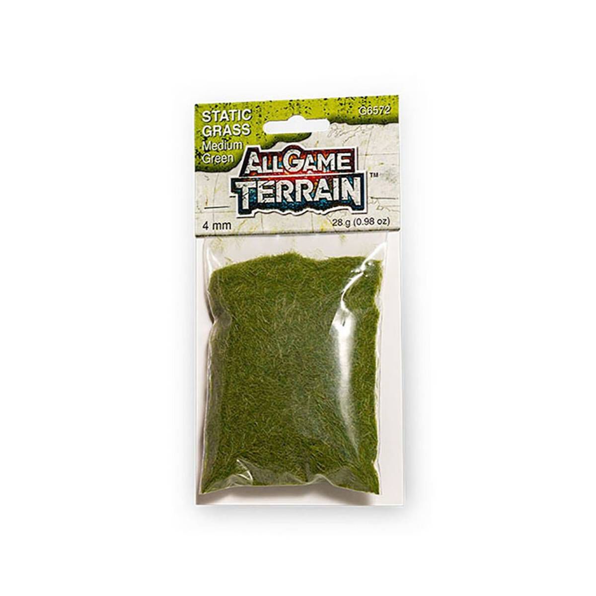 Woodland Scenics Medium Green Static Grass 4mm 28g | Hobbycraft