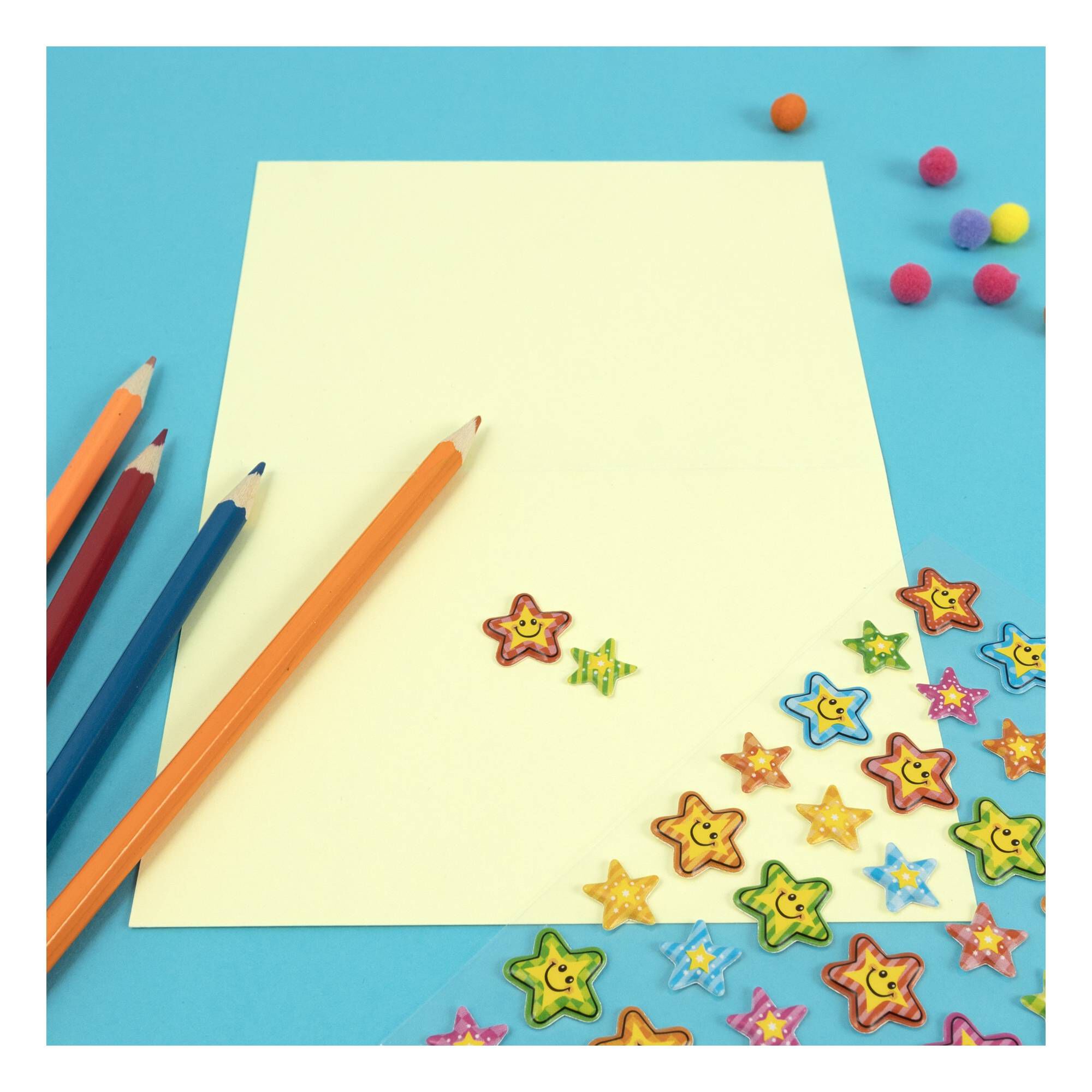 Smiley Star Puffy Stickers | Hobbycraft