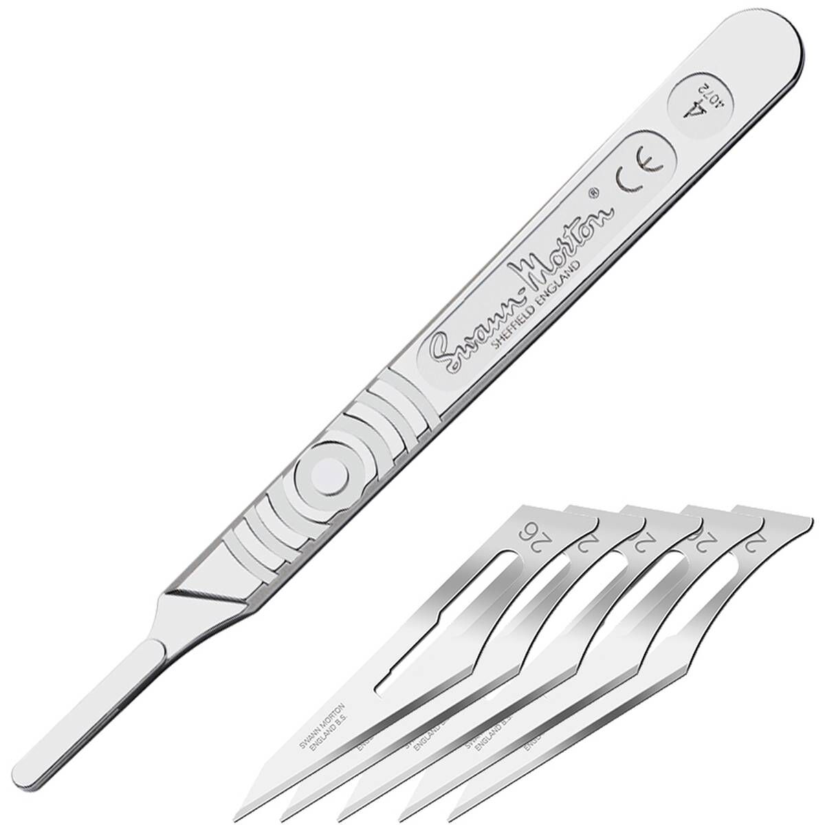 Swann-Morton No. 4 Scalpel Handle and No. 26 Blades Set | Hobbycraft