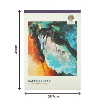 Shore & Marsh Cartridge Pad A3 50 Sheets | Hobbycraft