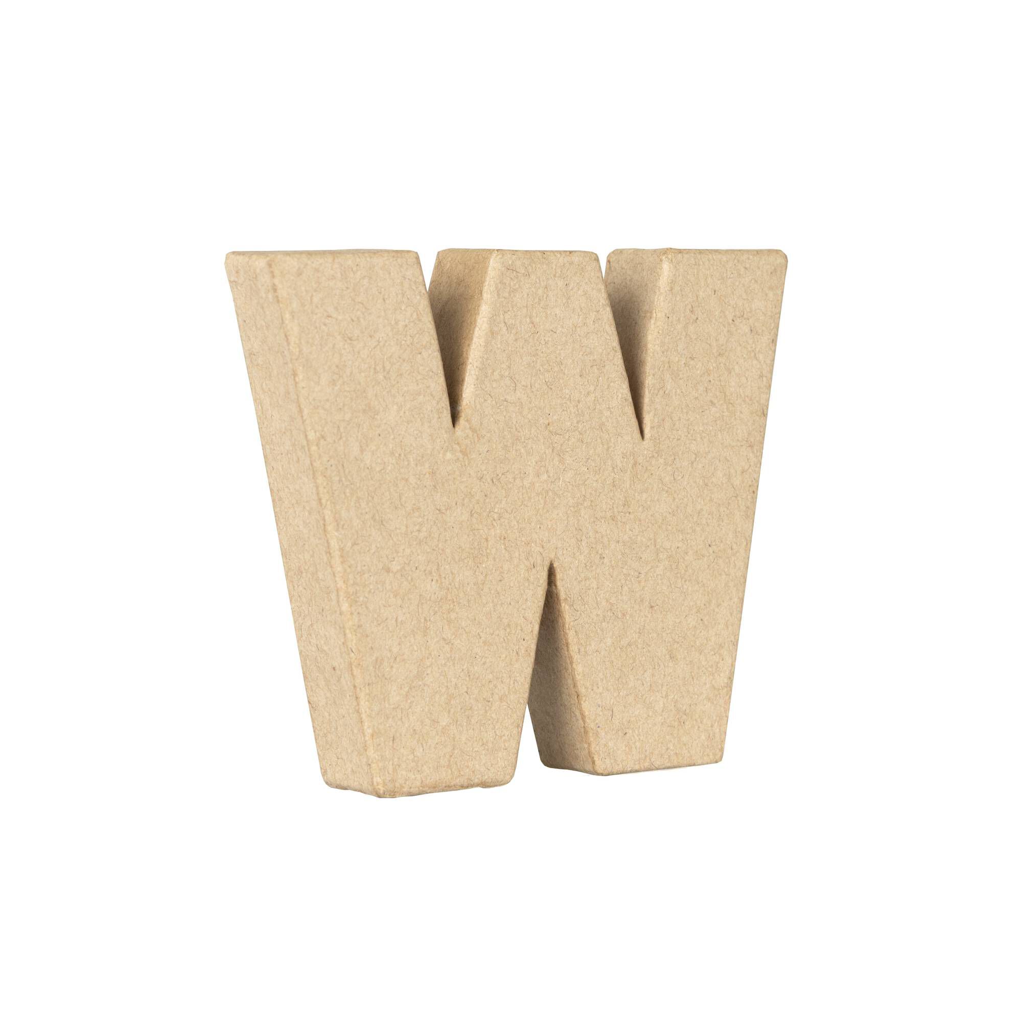 Lowercase Mini Mache Letter W | Hobbycraft