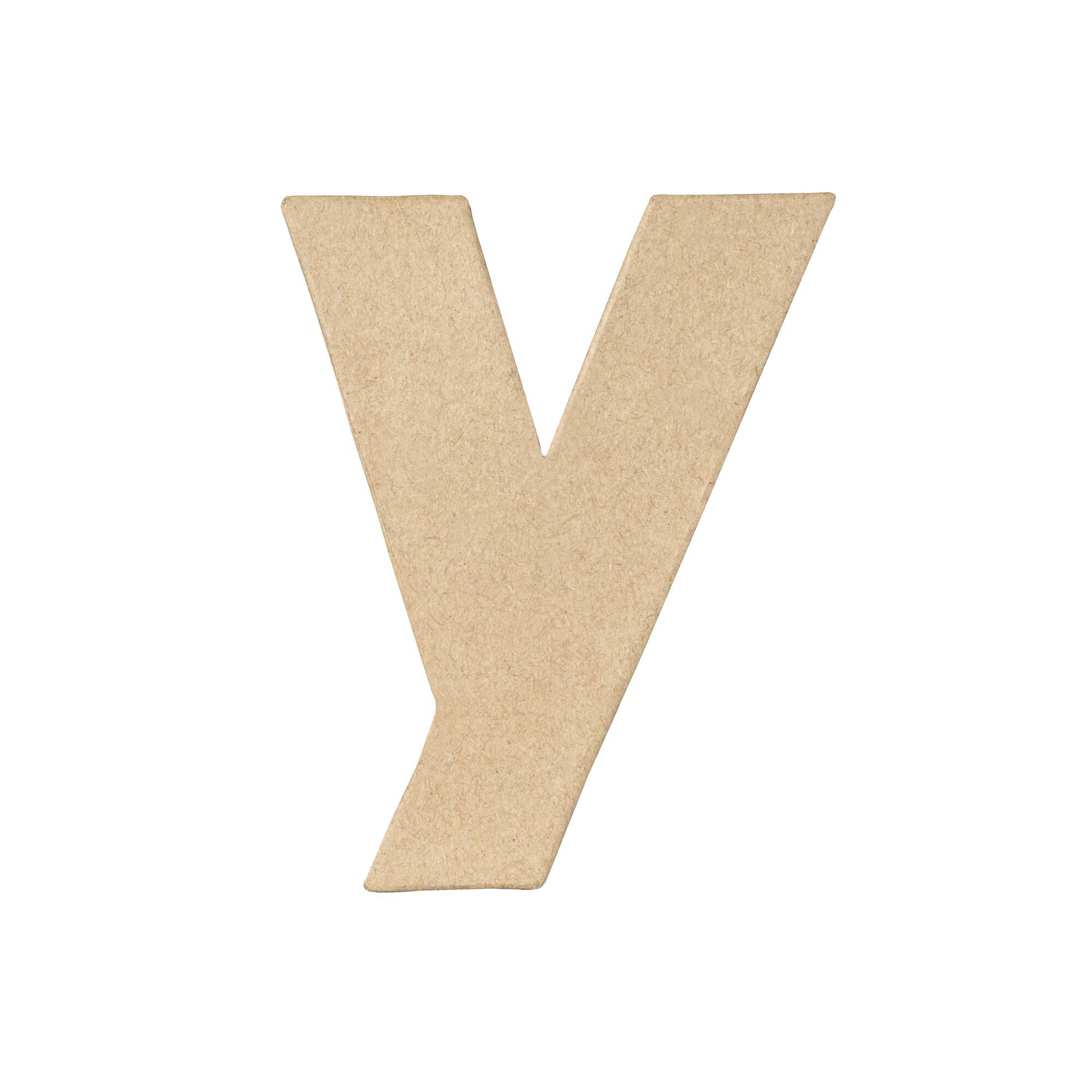 Lowercase Mini Mache Letter Y | Hobbycraft