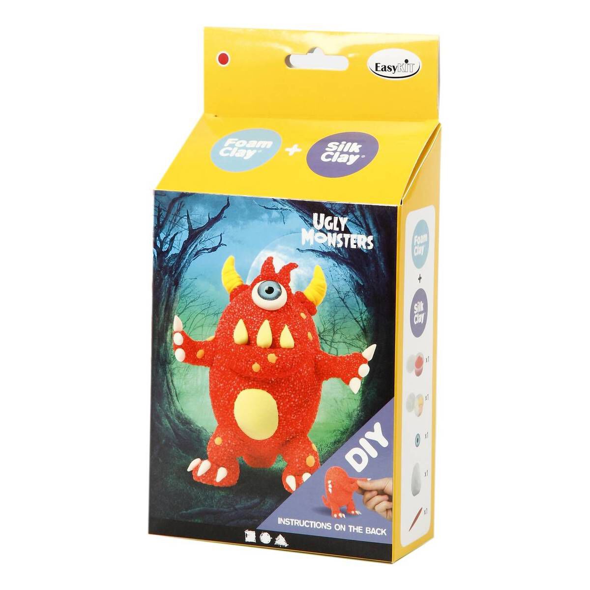 DIY Red Monster Silk and Foam Clay Kit | Hobbycraft