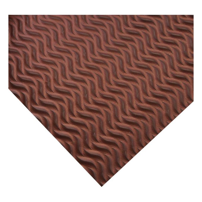 Brown Wavy Embossed EVA Foam Sheet 22.5cm x 30cm | Hobbycraft