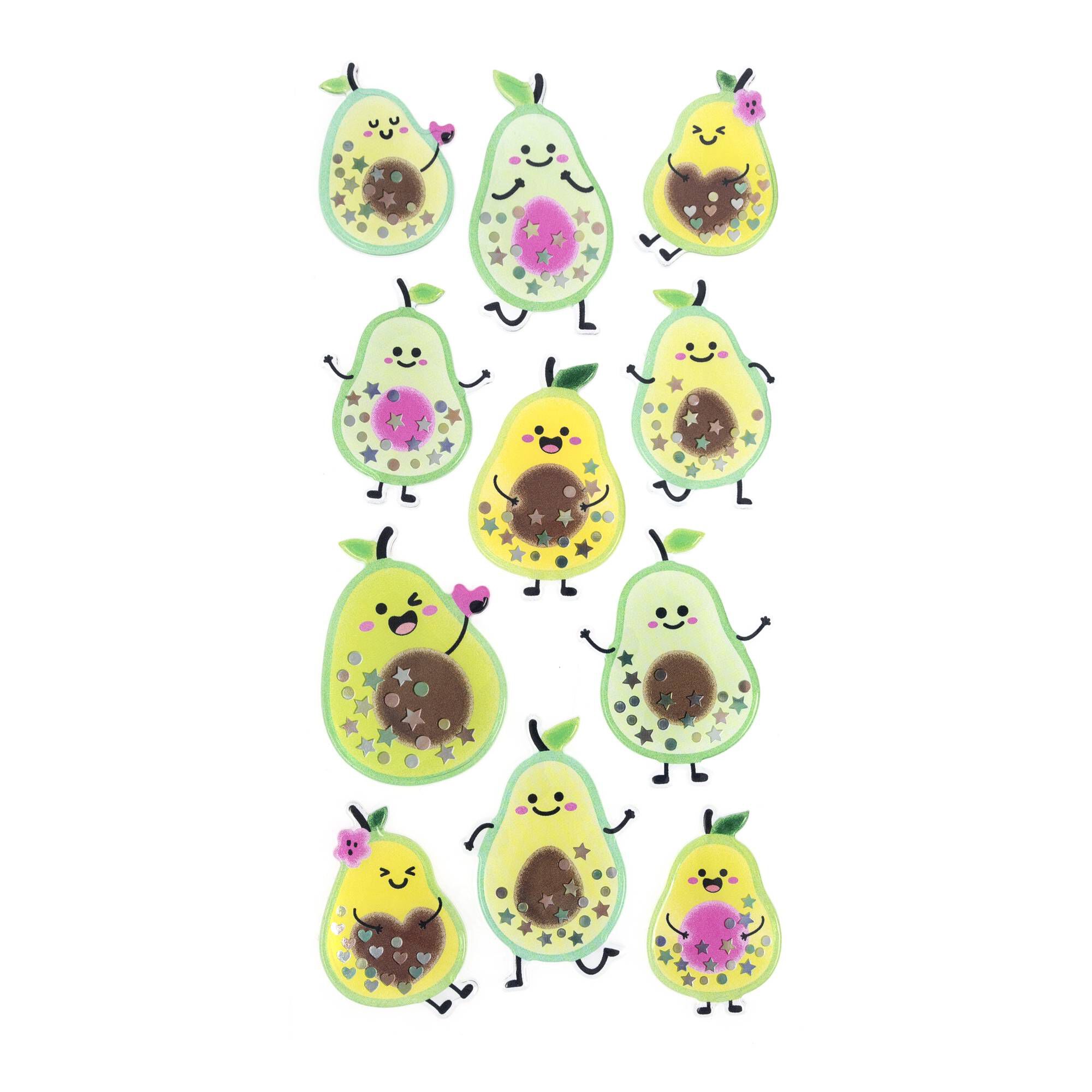 Avocado Gel Stickers | Hobbycraft