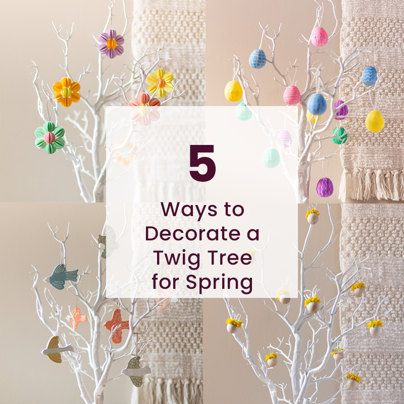 5 Ways to Decorate a Twig Tree for Spring | Hobbycraft