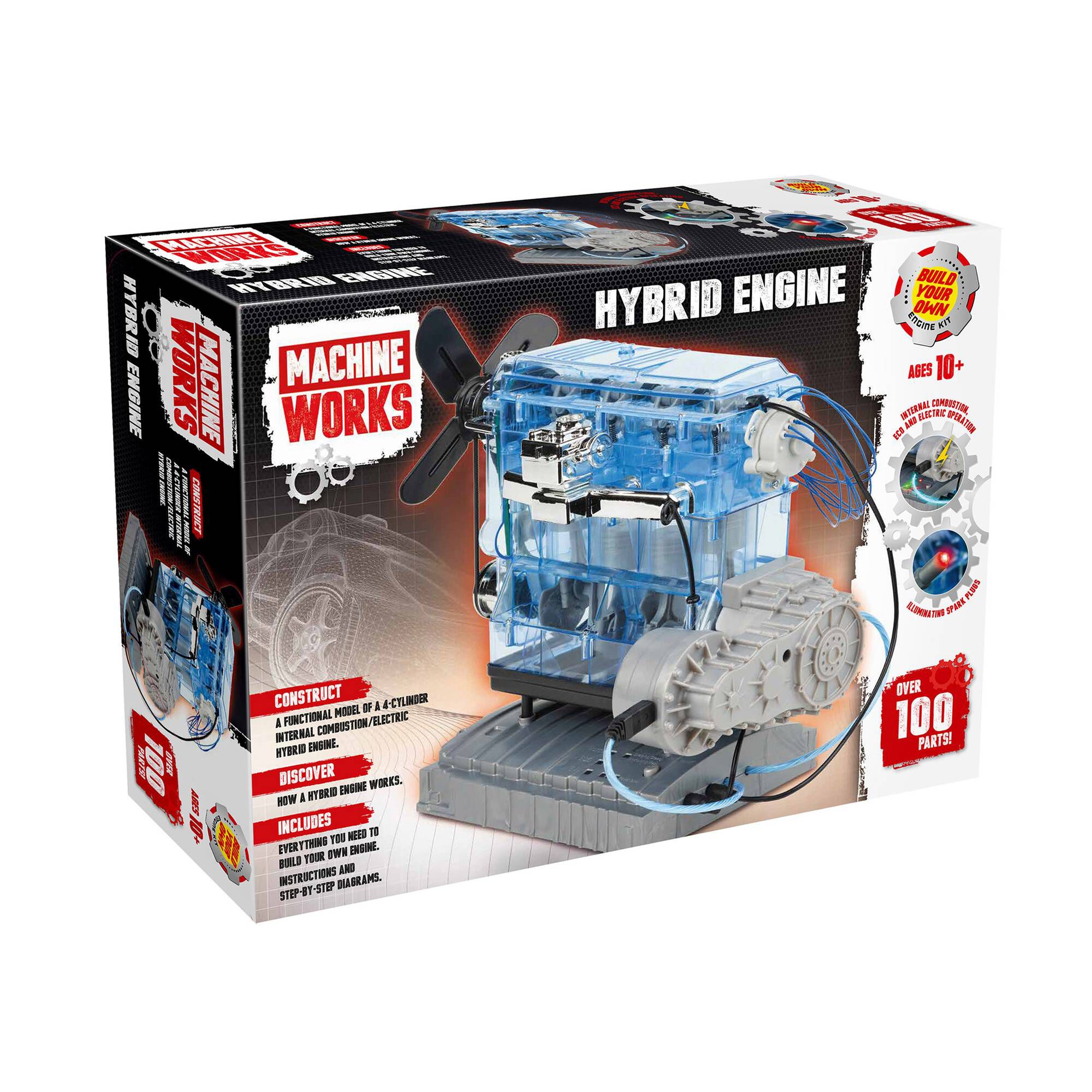 Machine Works 4 Cylinder Hybrid Engine | Hobbycraft
