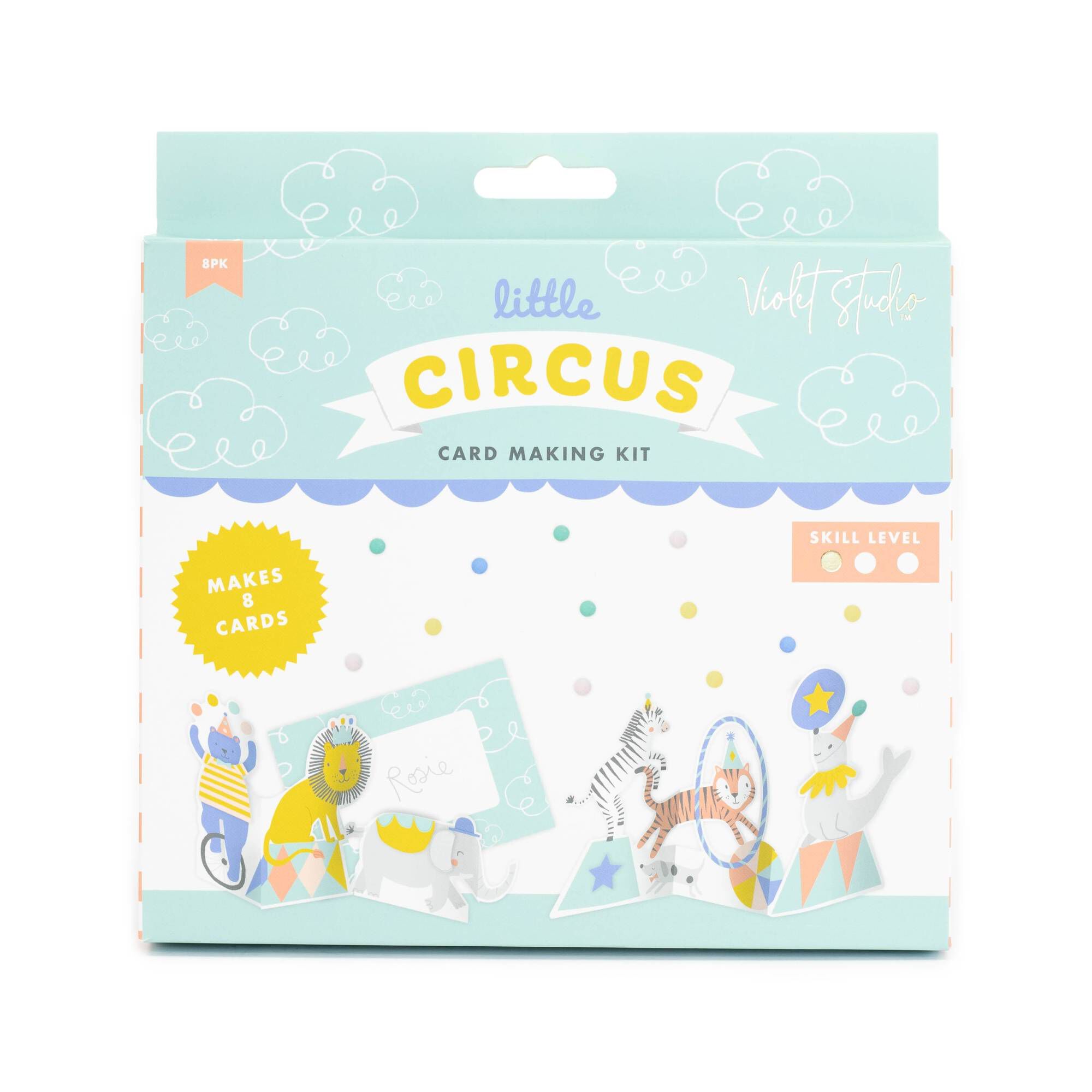 Violet Studio Little Circus Card Making Kit 8 Pack | Hobbycraft