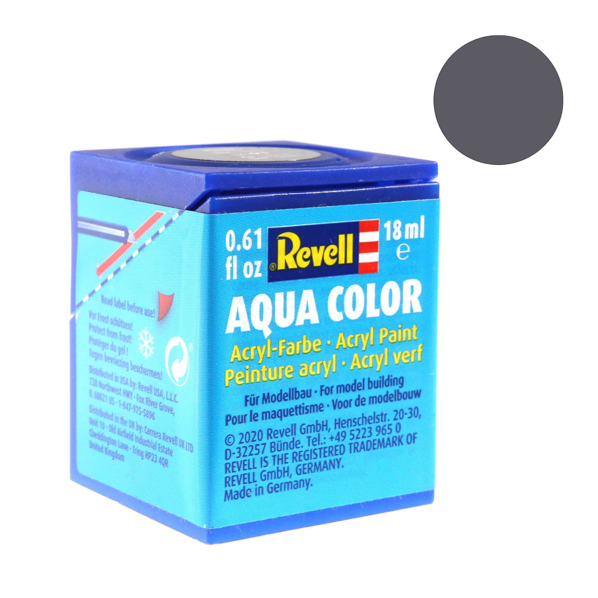 Revell Steel Metallic Aqua Colour Acrylic Paint 18ml (191) | Hobbycraft