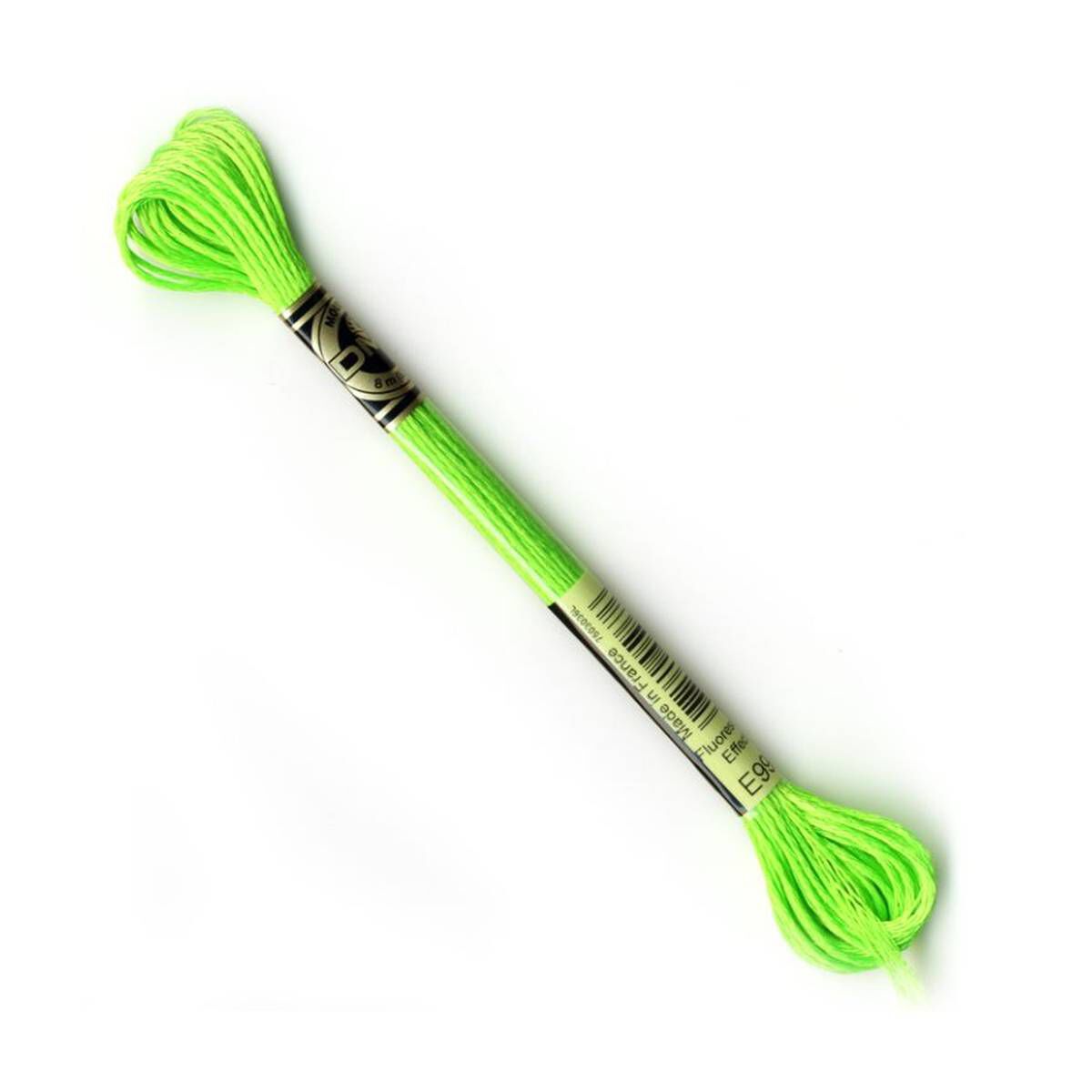 DMC Mouline Neon Green Light Effects Embroidery Thread 8m (E990 ...