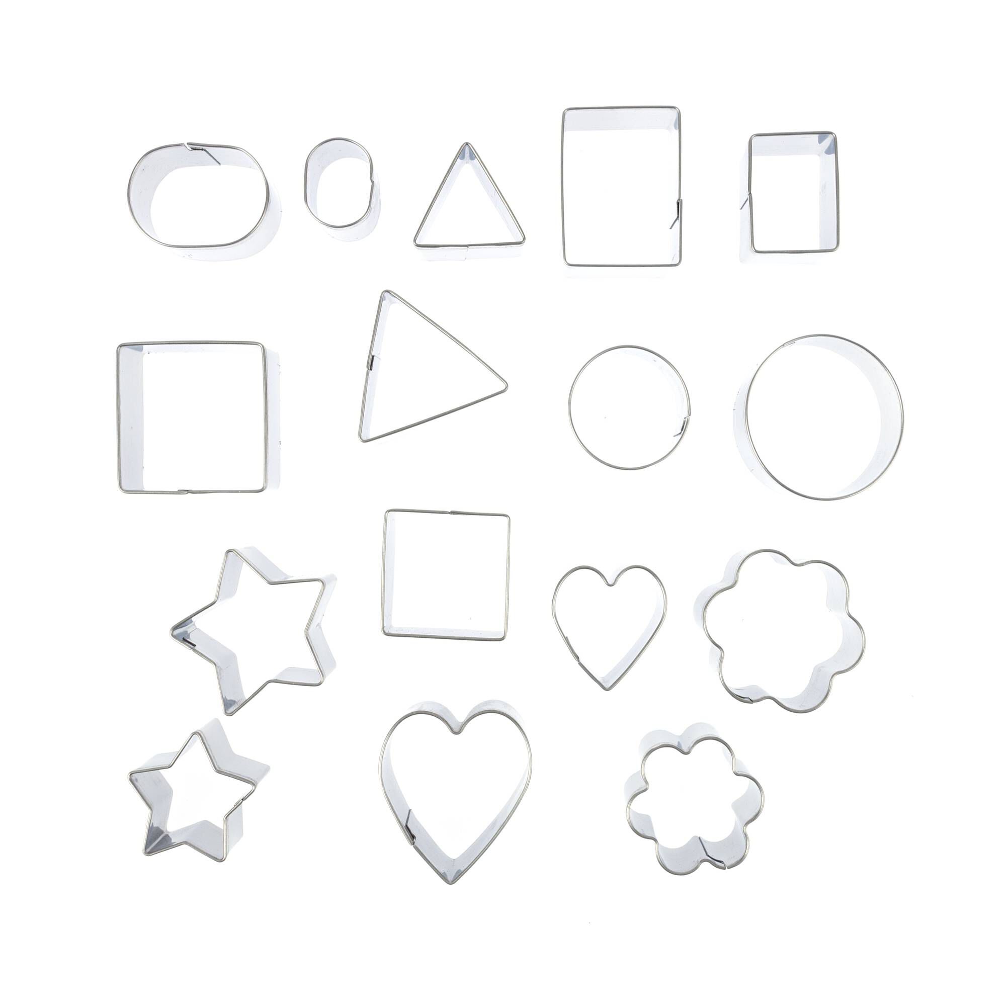 Whisk Mixed Shape Cutters 16 Pieces | Hobbycraft