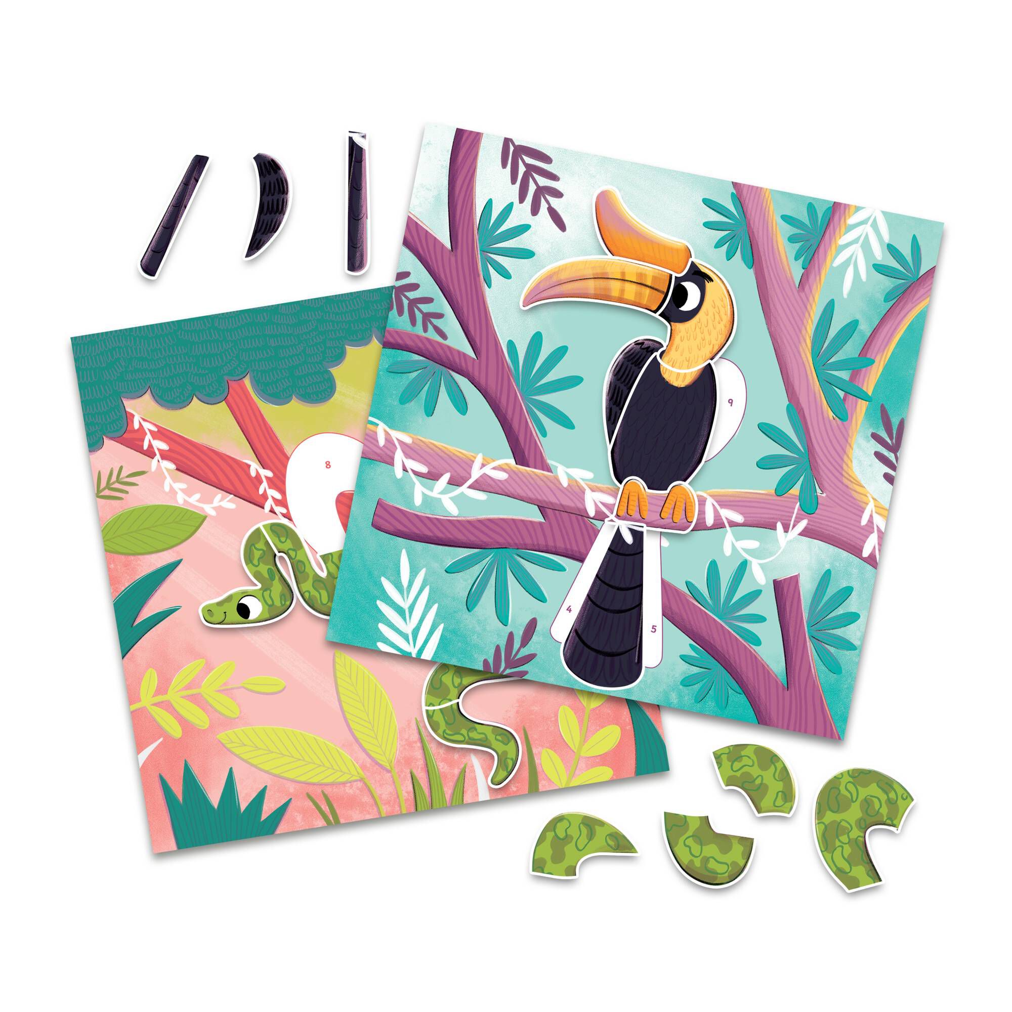 Galt Wild Animal Sticker by Numbers | Hobbycraft