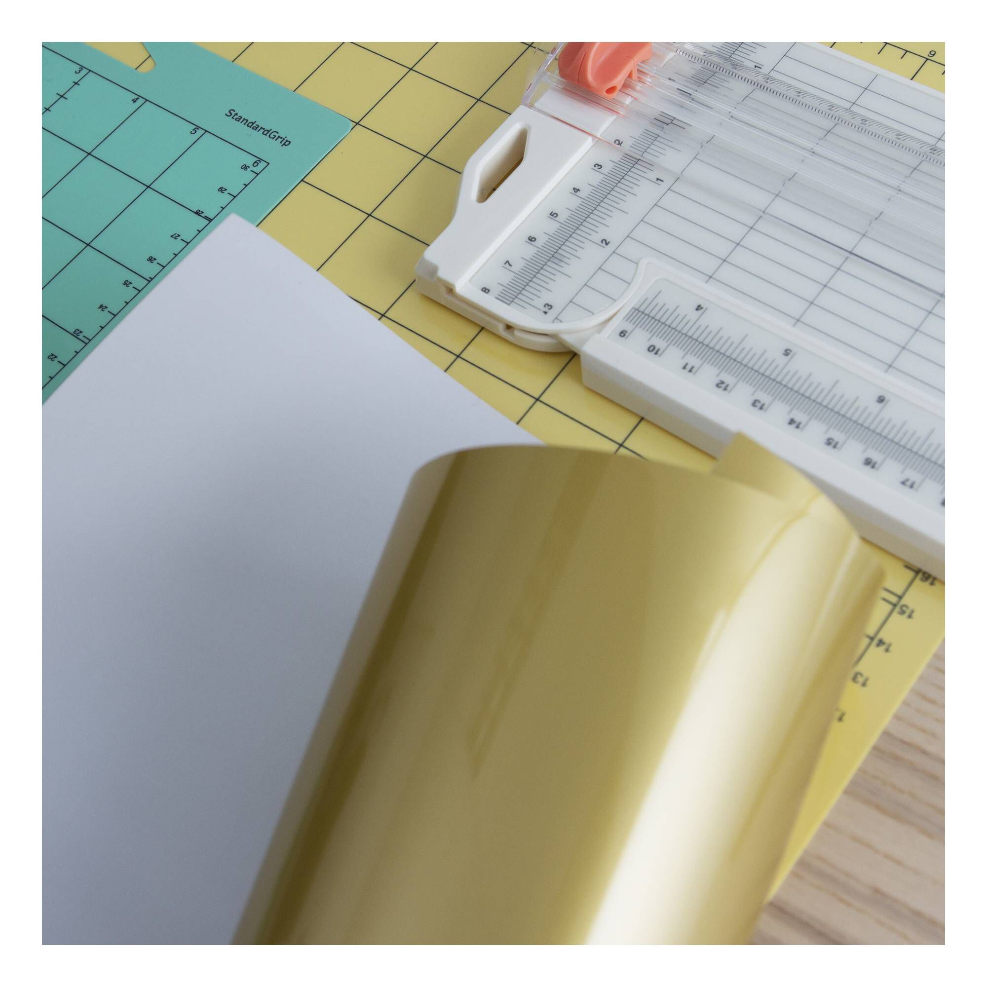 Gold PU Iron-On Vinyl 12 x 24 Inches | Hobbycraft
