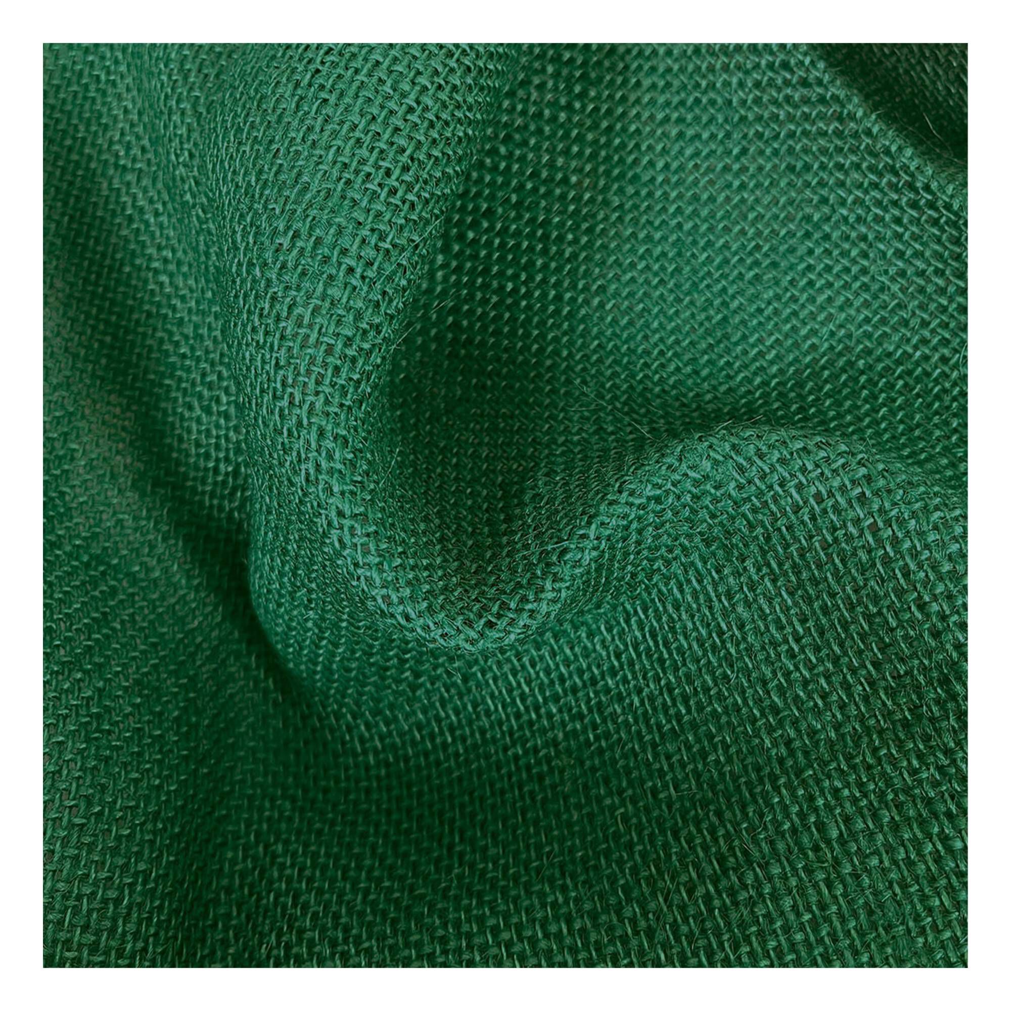 Forest Green Hessian Fabric by the Metre | Hobbycraft
