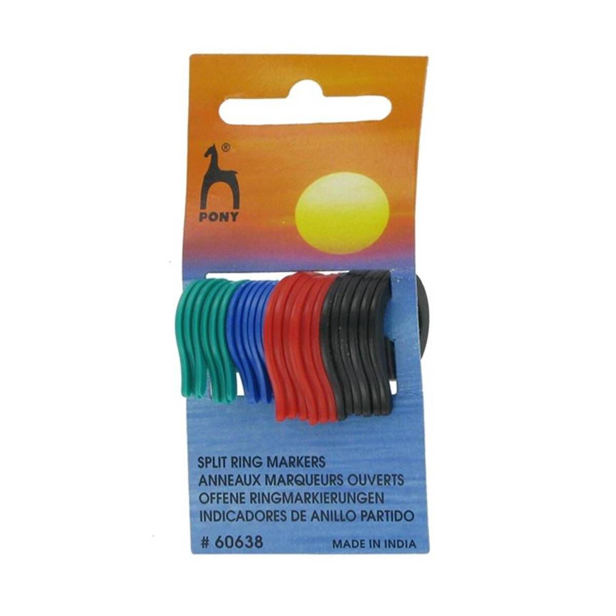 Pony Split Ring Stitch Markers 24 Pack | Hobbycraft