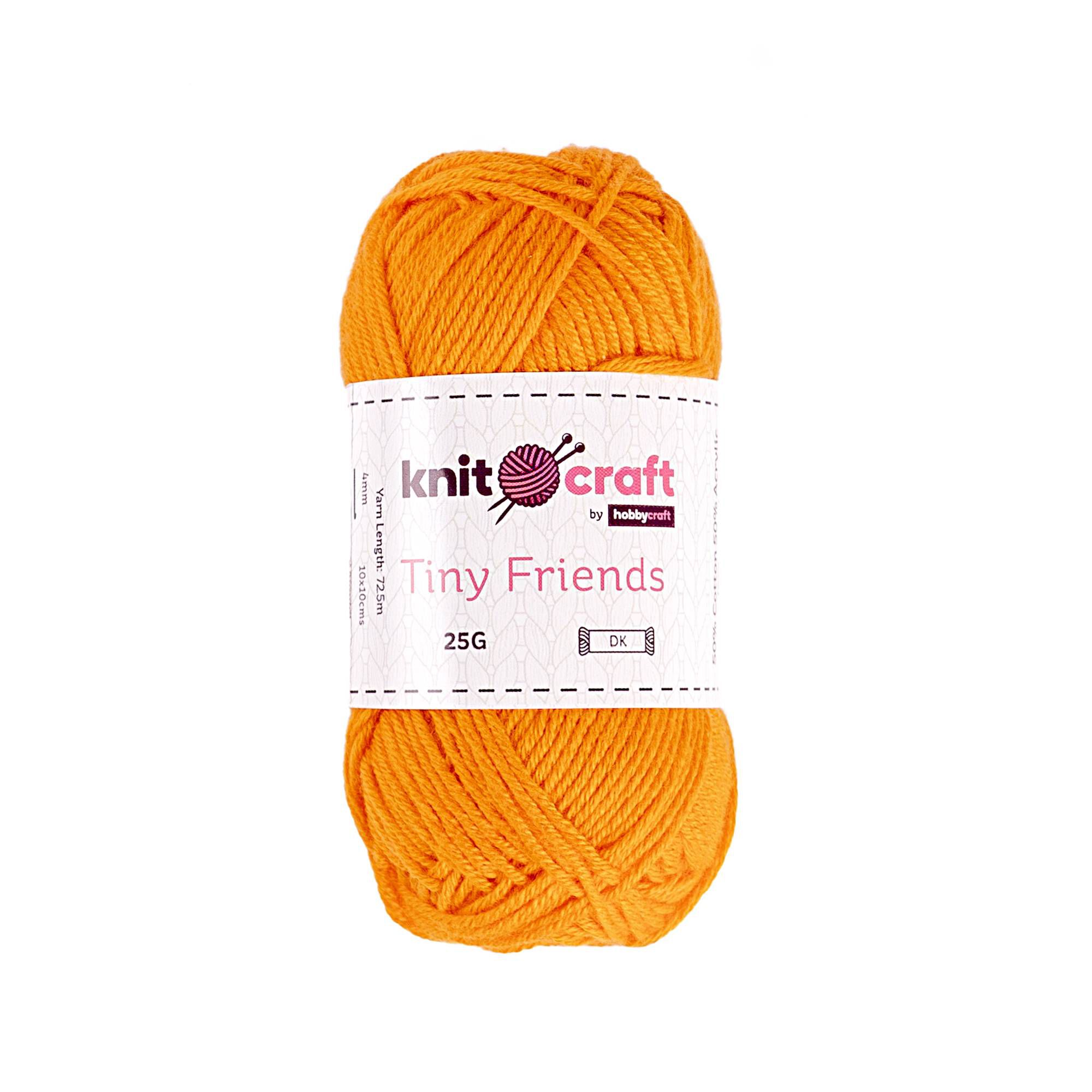 Knitcraft Tangerine Tiny Friends Yarn 25g | Hobbycraft