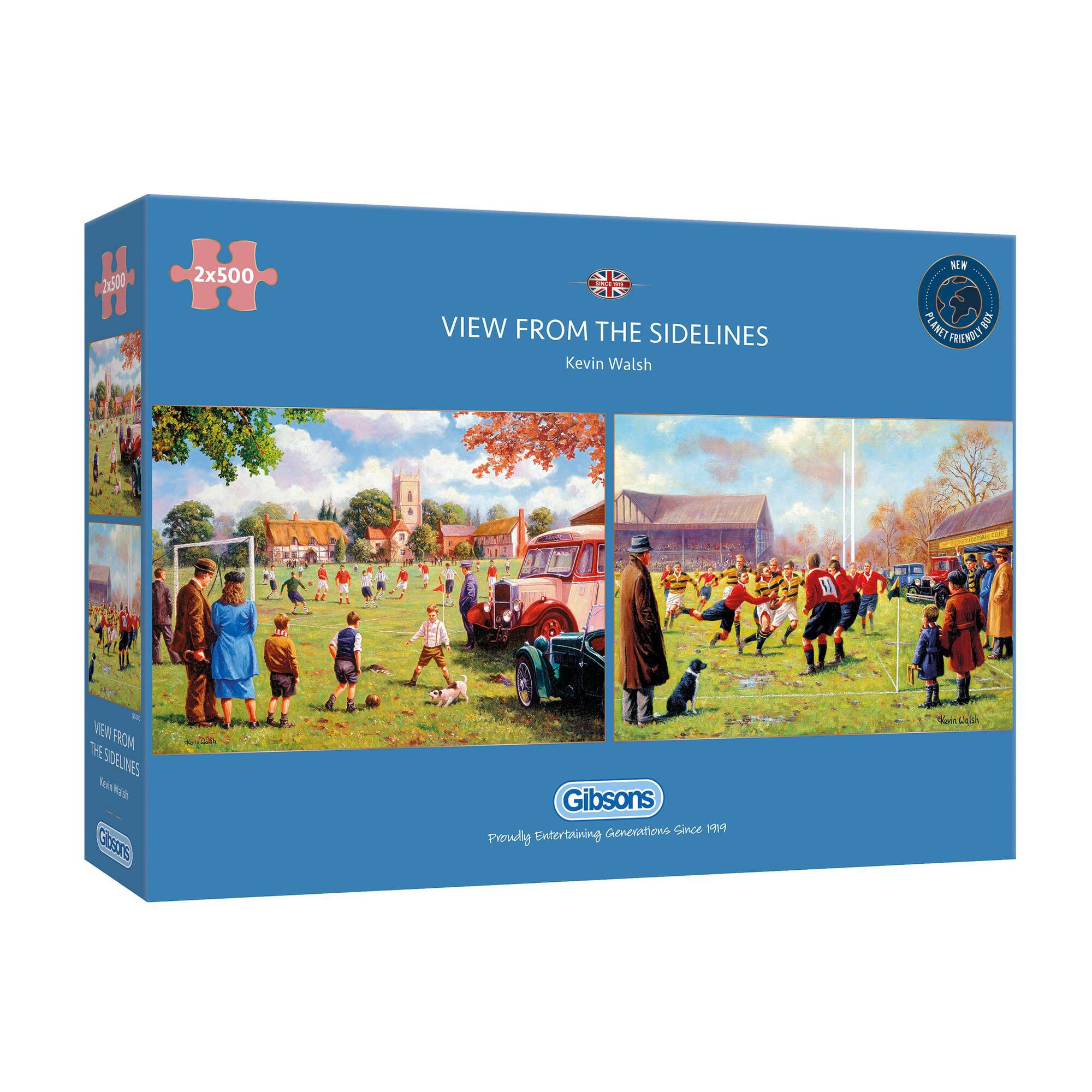 Gibsons View From The Sidelines Jigsaw Puzzles 500 Pieces 2 Pack ...