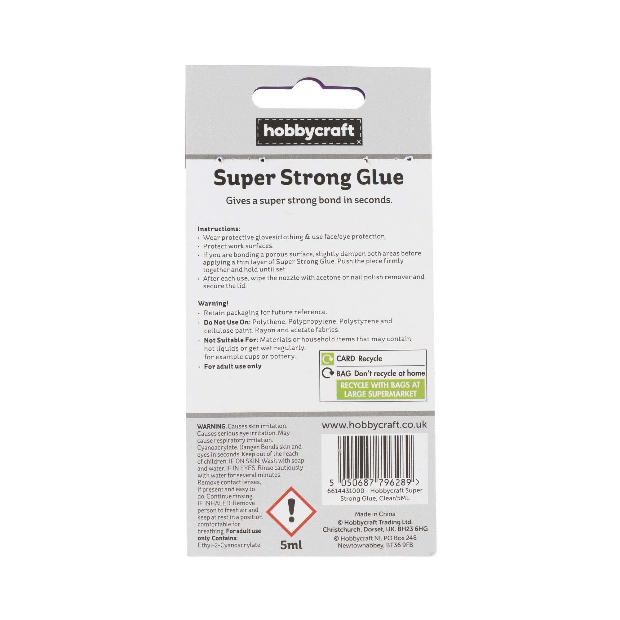 Super Strong Glue 5ml | Hobbycraft