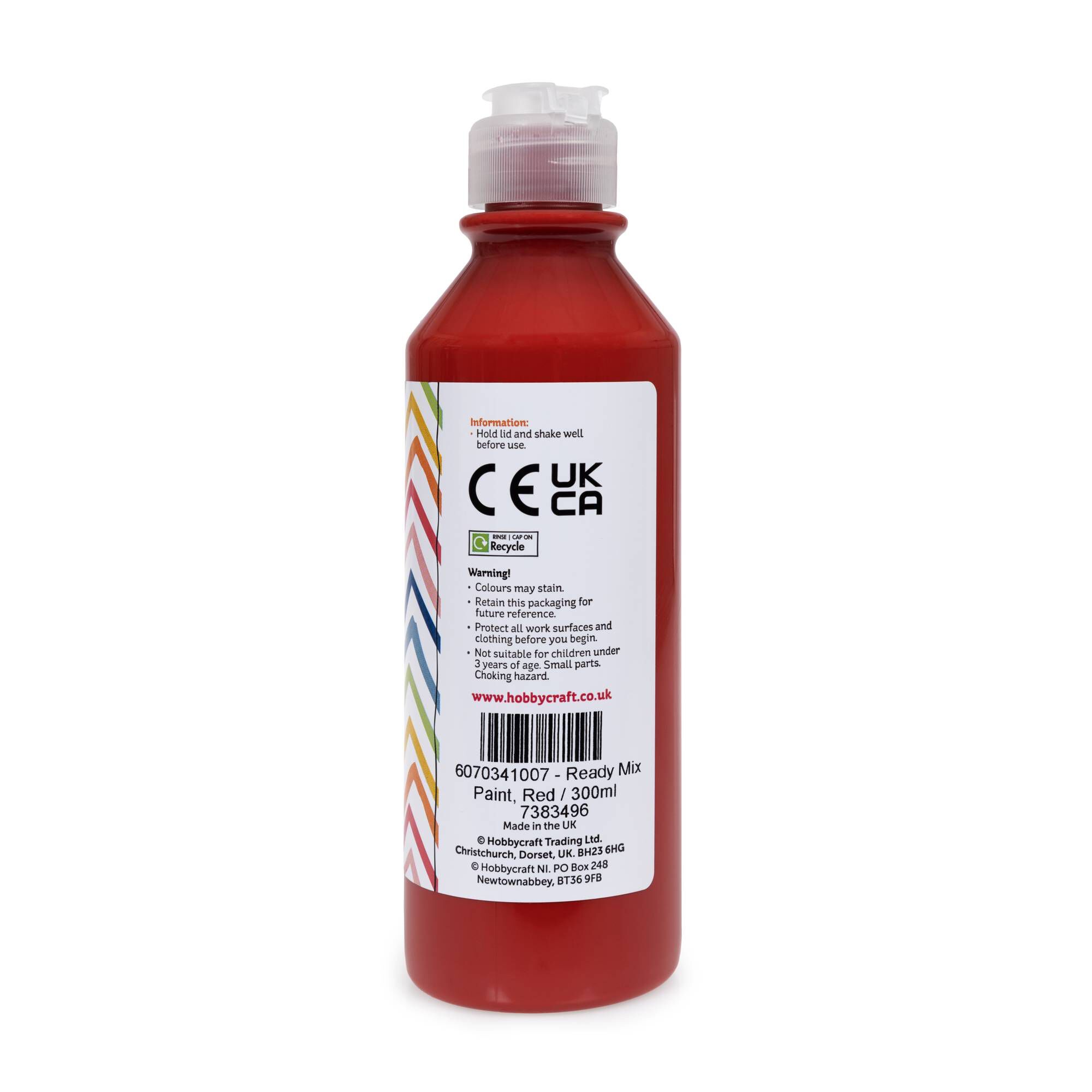Red Ready Mixed Paint 300ml | Hobbycraft