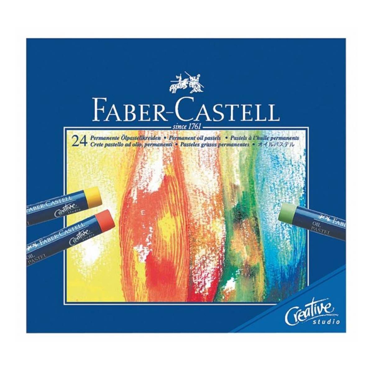 Faber Castell Creative Studio Oil Pastel 24 Pack | Hobbycraft