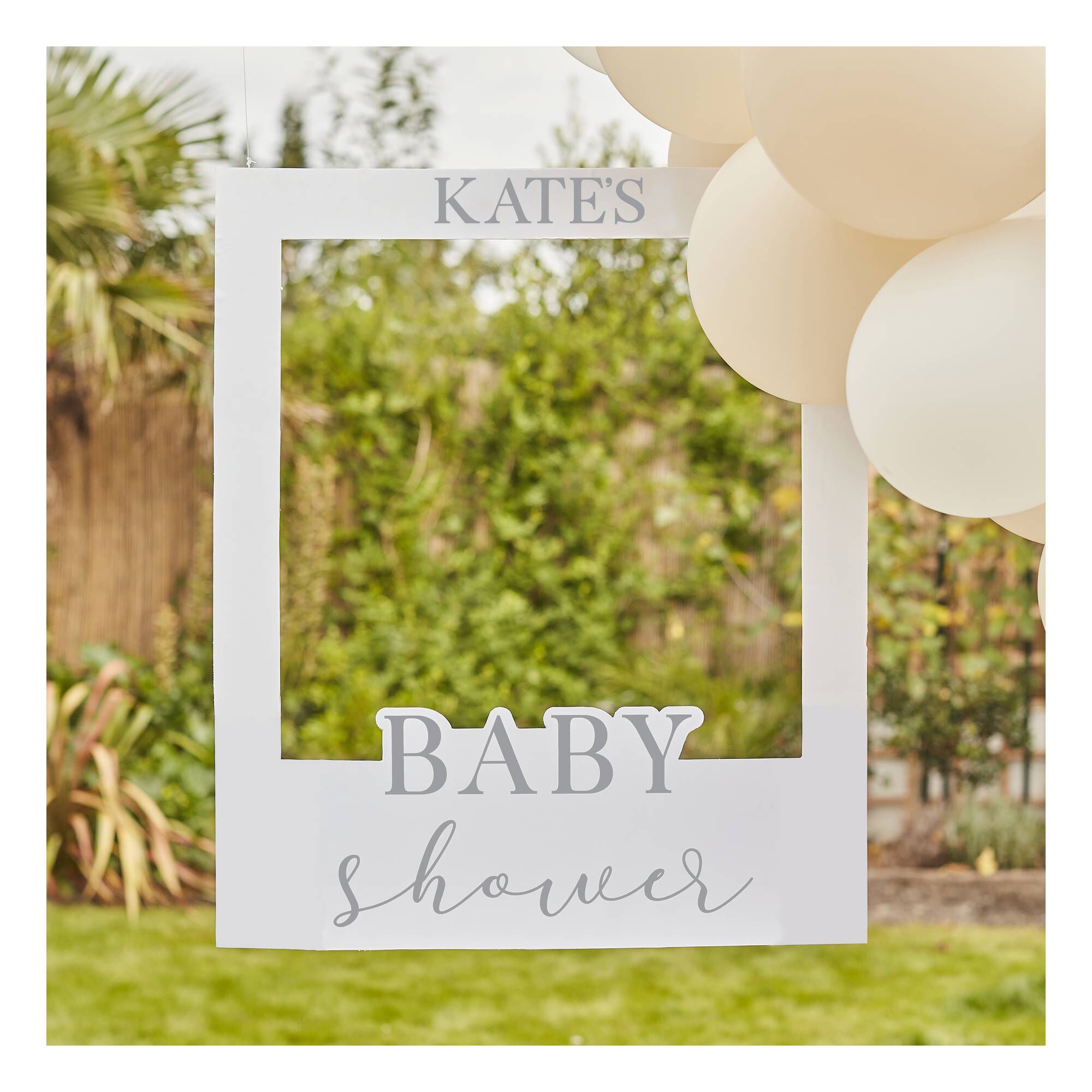 Ginger Ray Customisable Baby Shower Photo Booth Frame | Hobbycraft