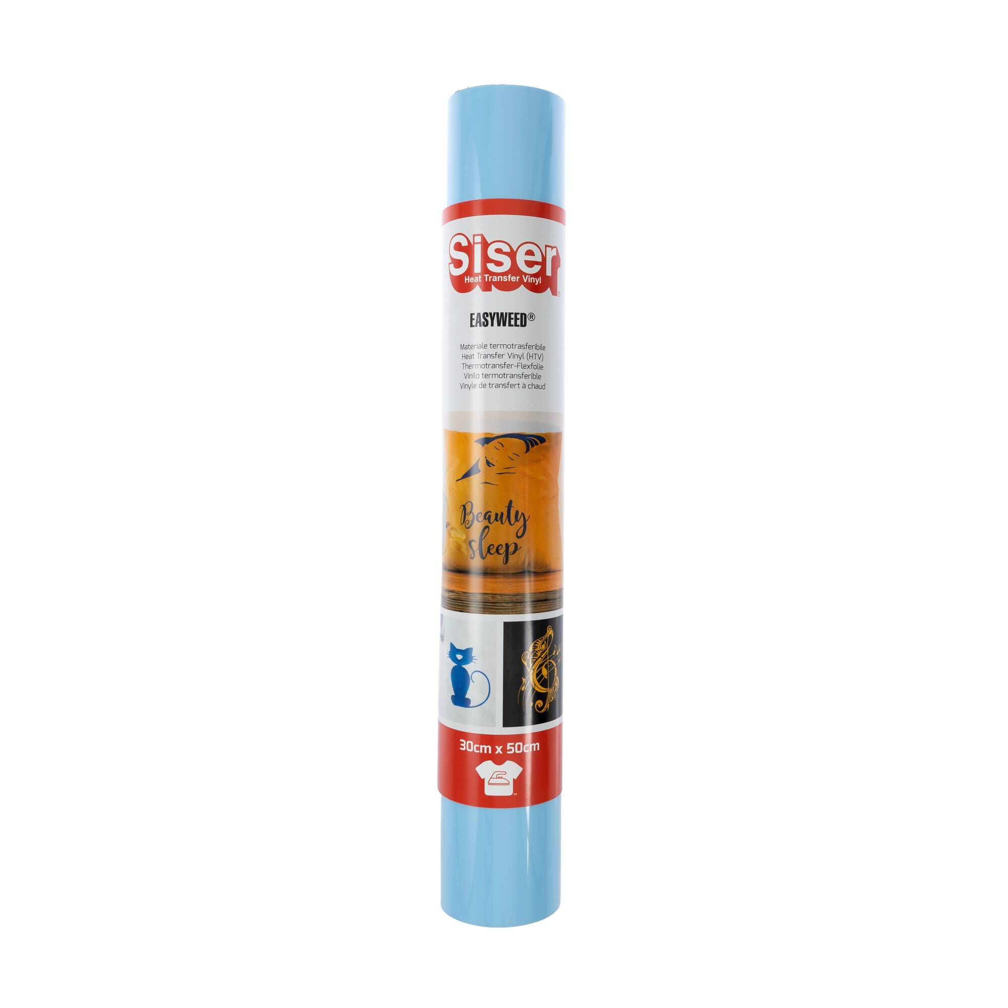 Siser Pale Blue Easyweed Heat Transfer Vinyl 30cm x 50cm | Hobbycraft