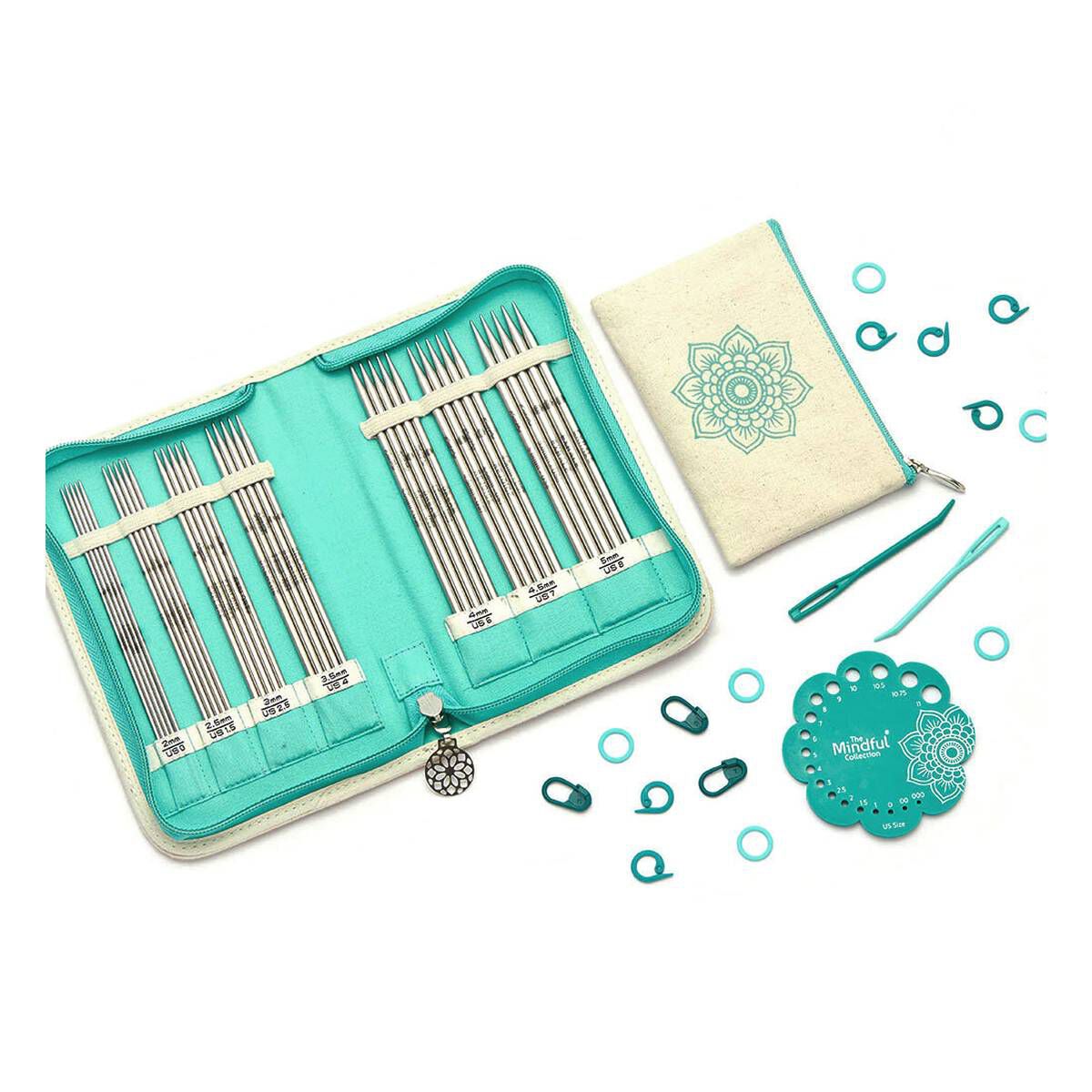 KnitPro Grateful Double Pointed Knitting Needle Set 7 Pack | Hobbycraft