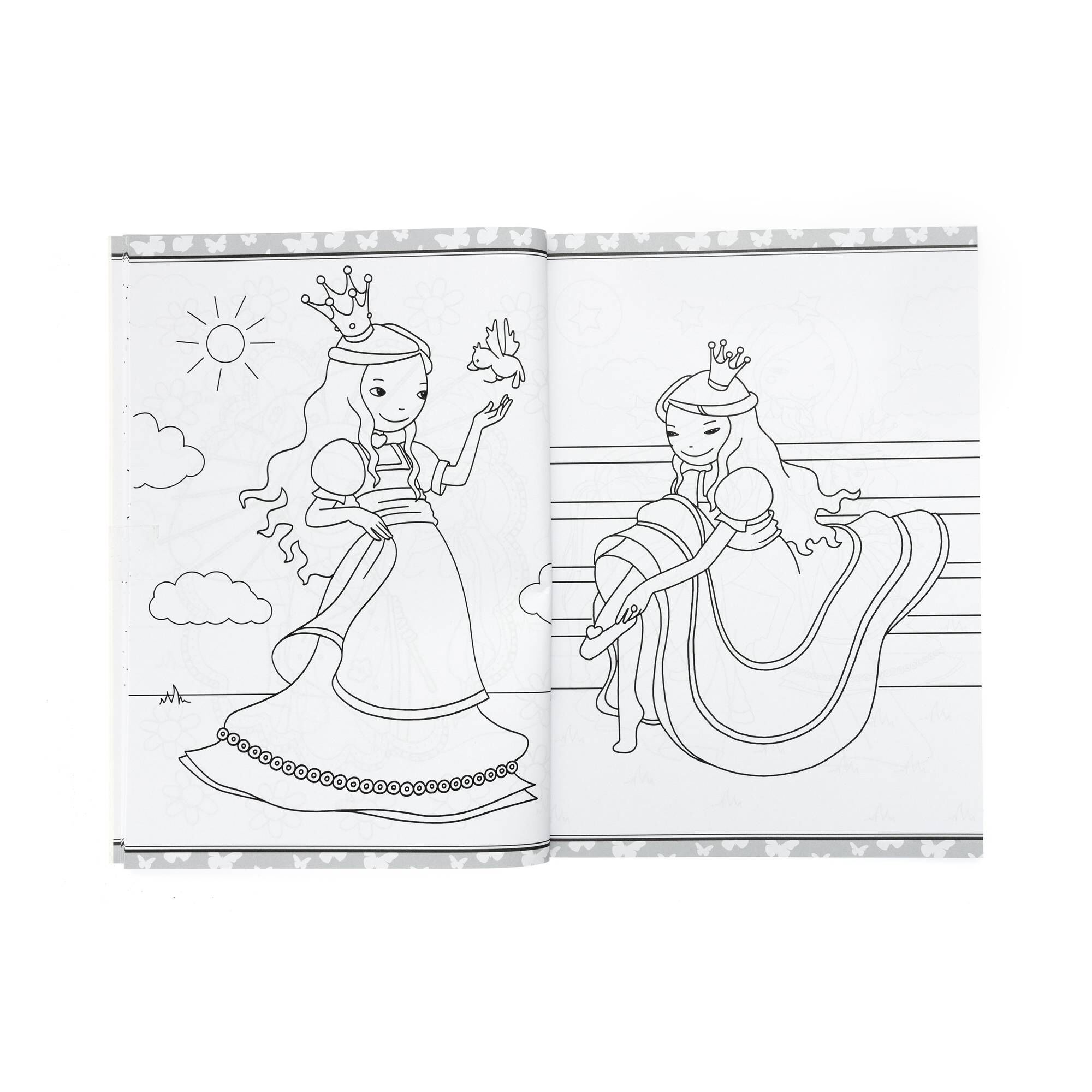 Princesses Mega Colouring Book | Hobbycraft