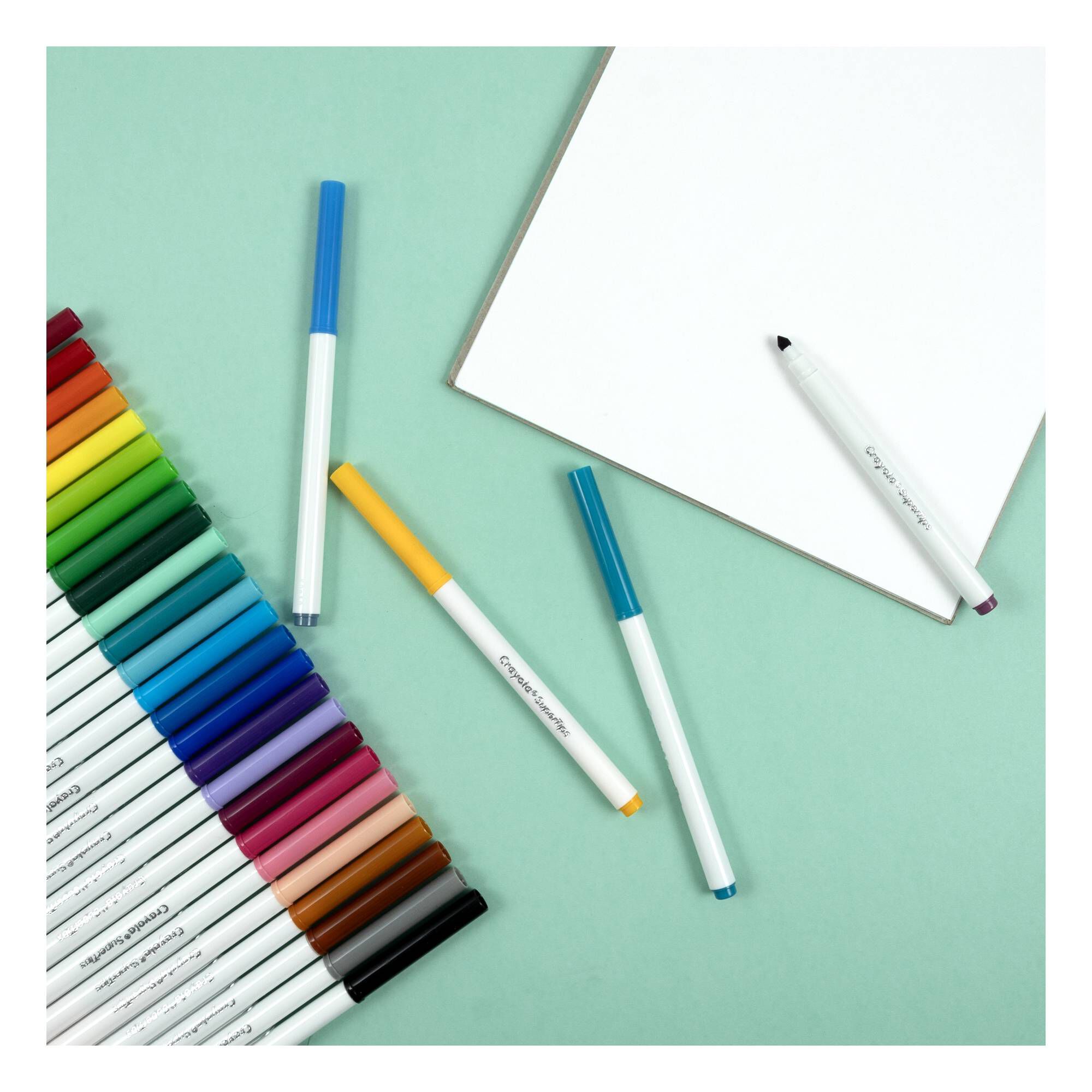 Crayola Supertips Washable Markers 50 Pack | Hobbycraft