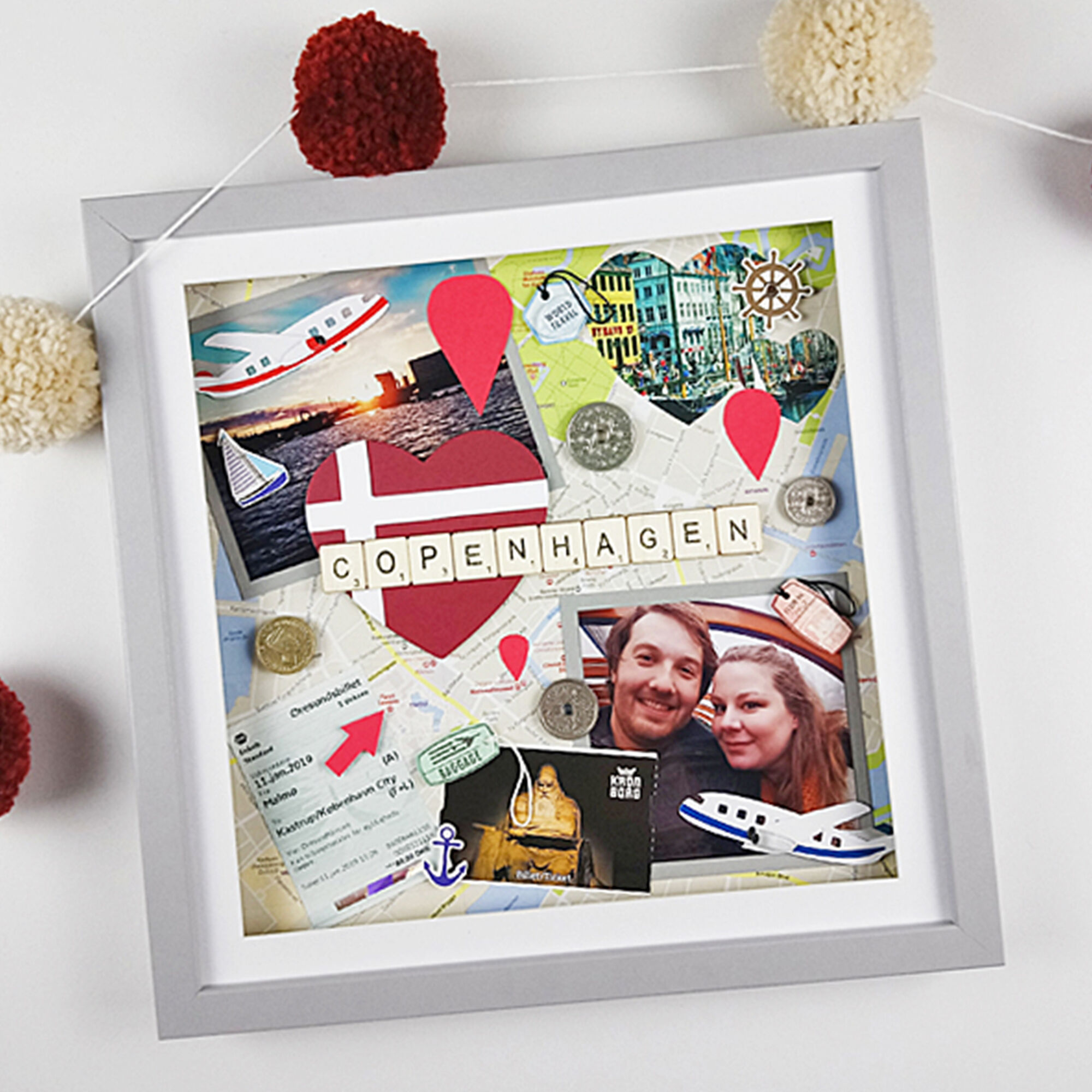 How to Create a Holiday Memory Frame | Hobbycraft