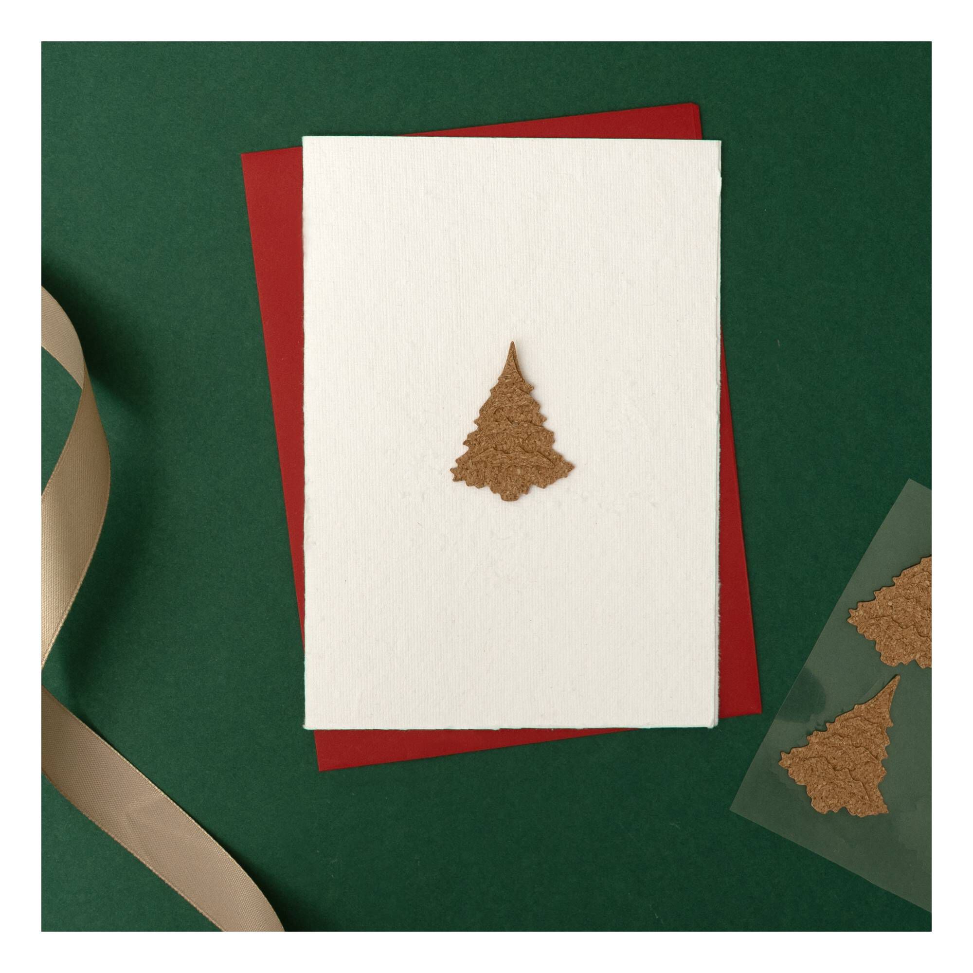 Christmas Tree Cork Stickers 4 Pack | Hobbycraft