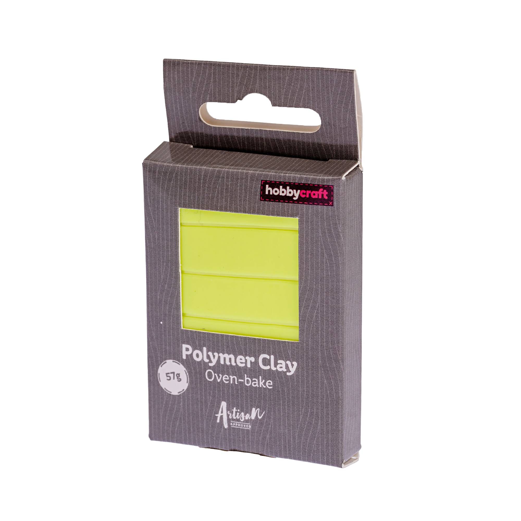 Light Yellow Polymer Clay 57g | Hobbycraft