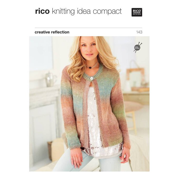 Rico Creative Reflection Ladies' Cardigans Digital Pattern 143 | Hobbycraft
