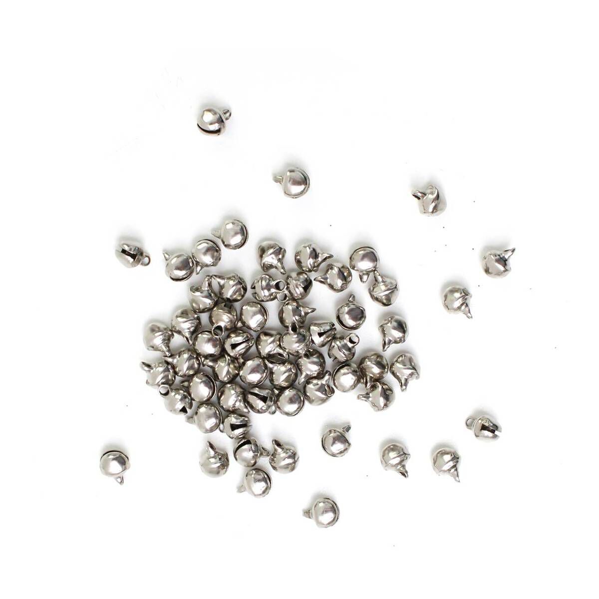 Mini Silver Jingle Bells 60 Pack | Hobbycraft