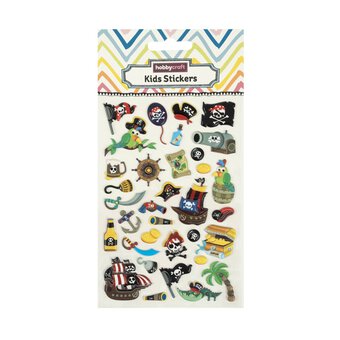 Pirate Fun Puffy Stickers | Hobbycraft