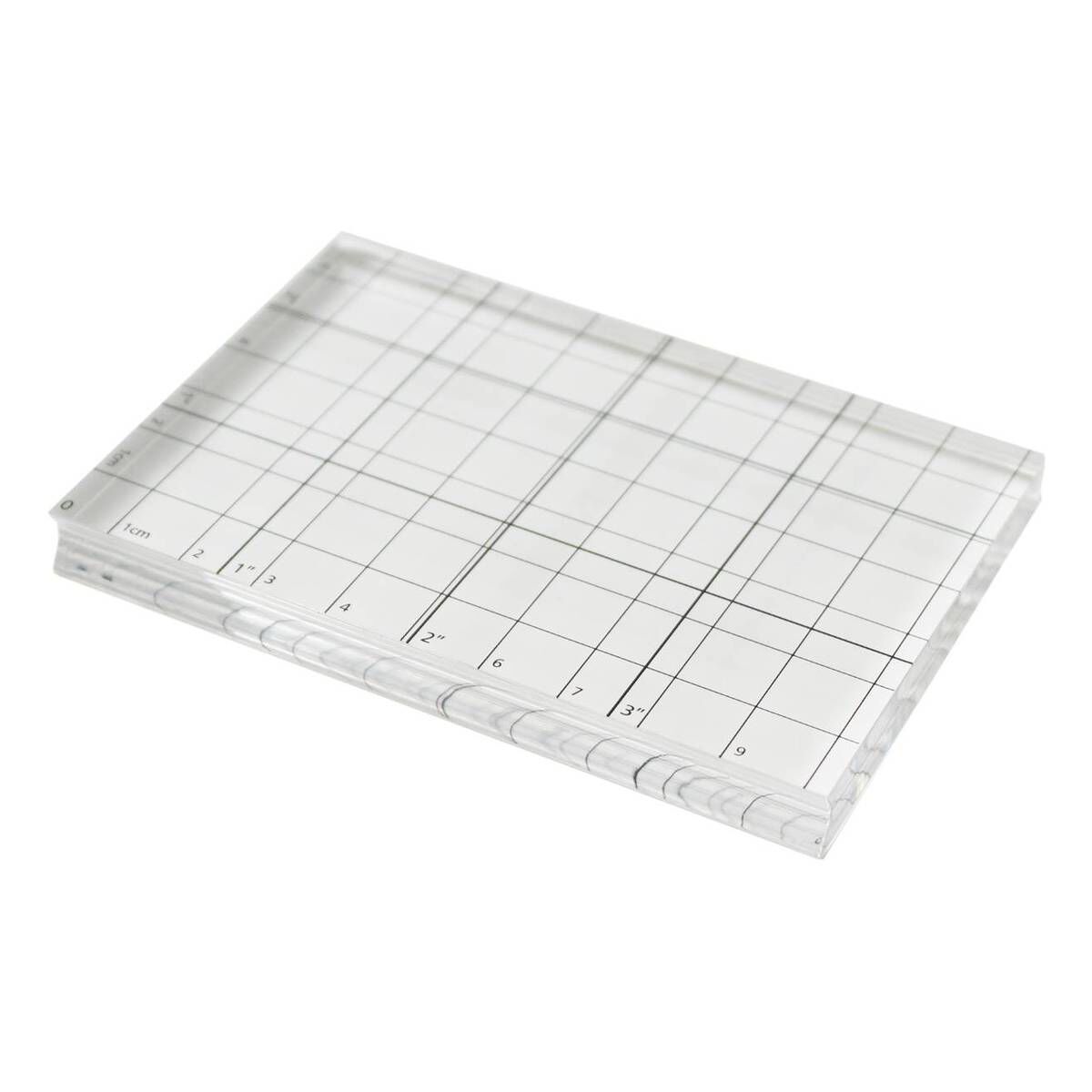 Clear Acrylic Printing Block 10cm x 7cm | Hobbycraft