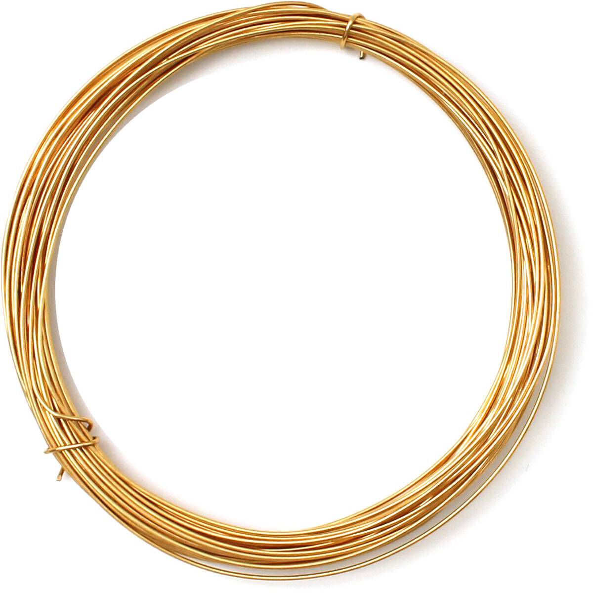 Salix Gold-Plated Wire 0.6mm x 5m | Hobbycraft