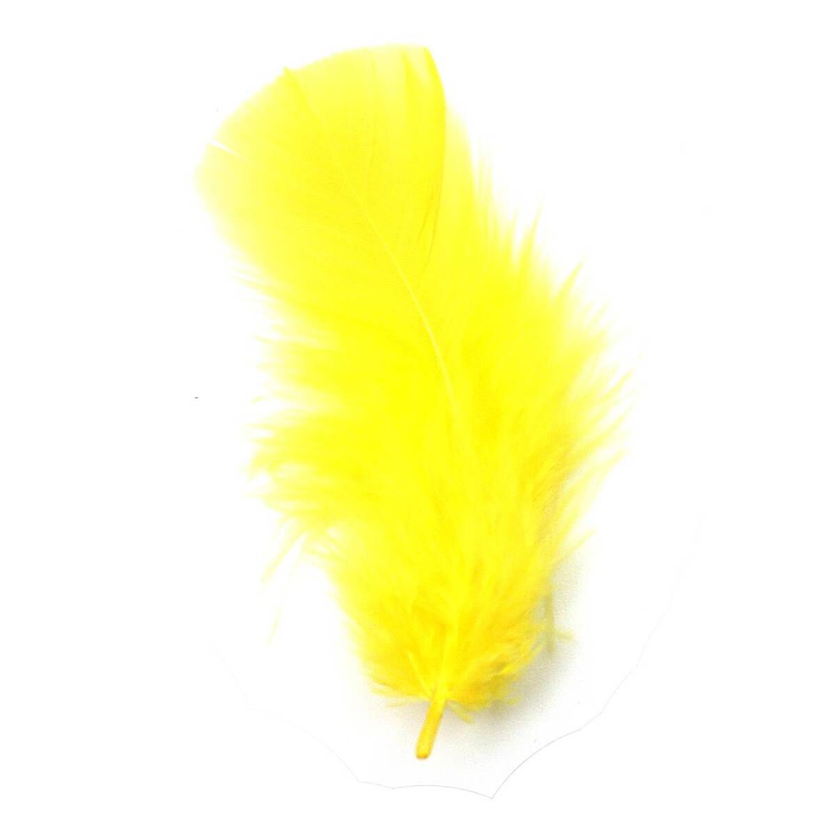 Yellow Craft Feathers 5g | Hobbycraft