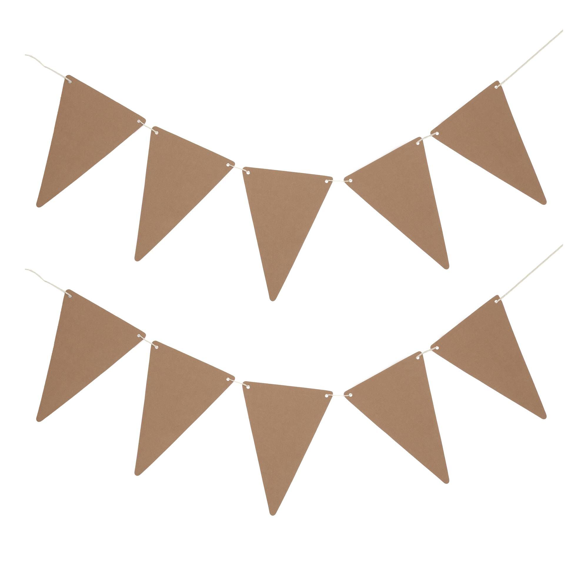 Kraft Paper Bunting Kit 5m | Hobbycraft
