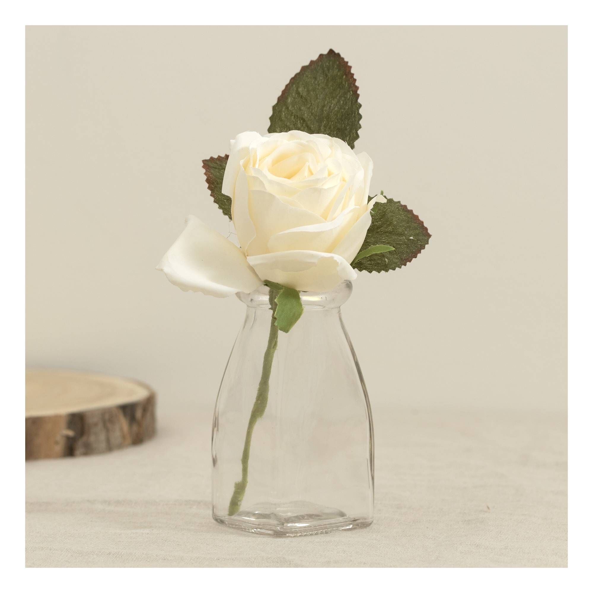 Single Cream Rose Pick 13cm | Hobbycraft