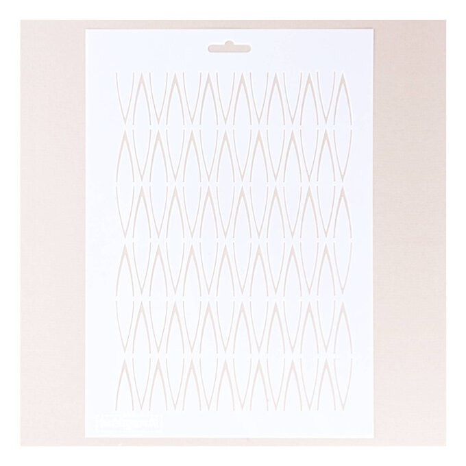 Shield Pattern Stencil 21cm x 29cm | Hobbycraft