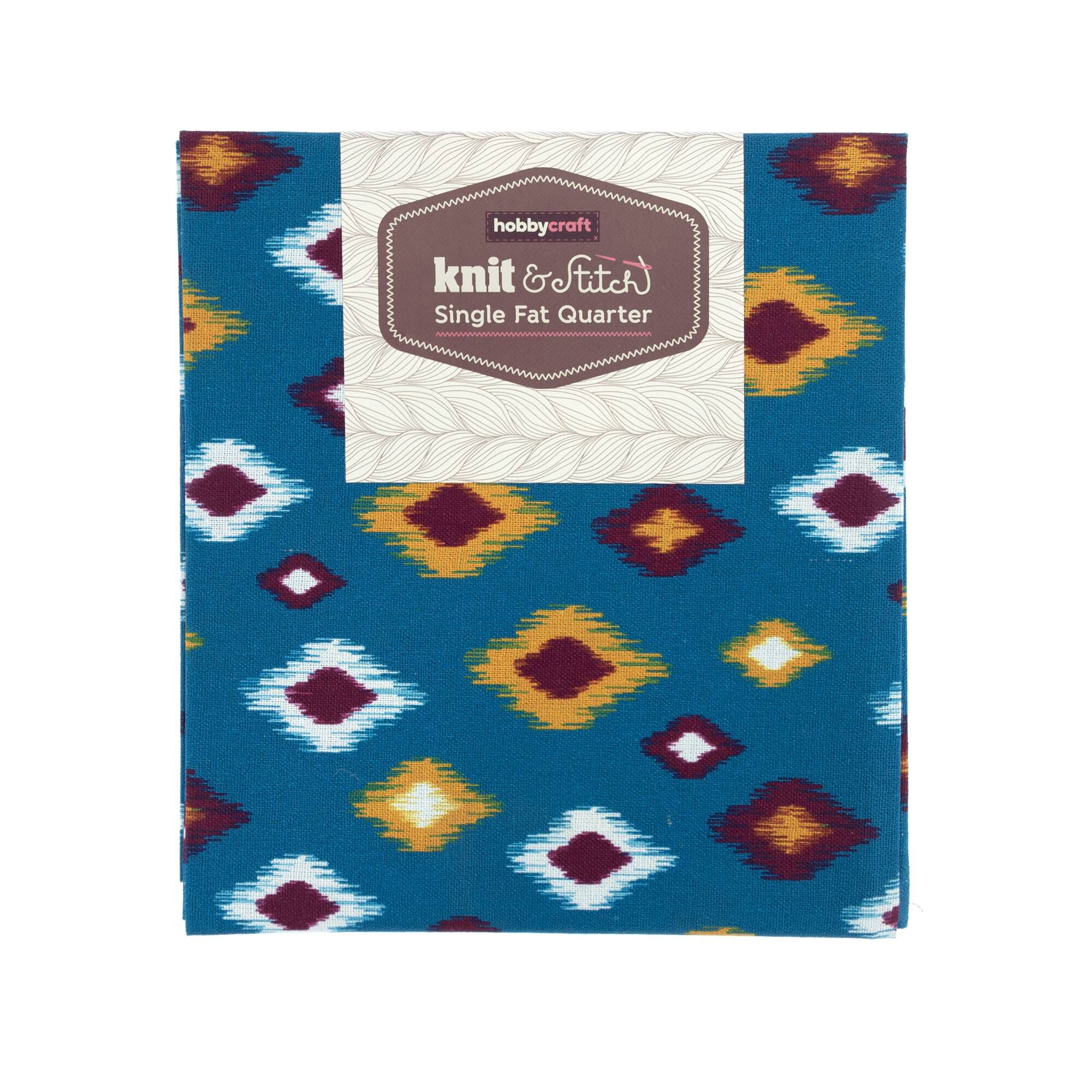 Diamond Multicolour Single Cotton Fat Quarter | Hobbycraft